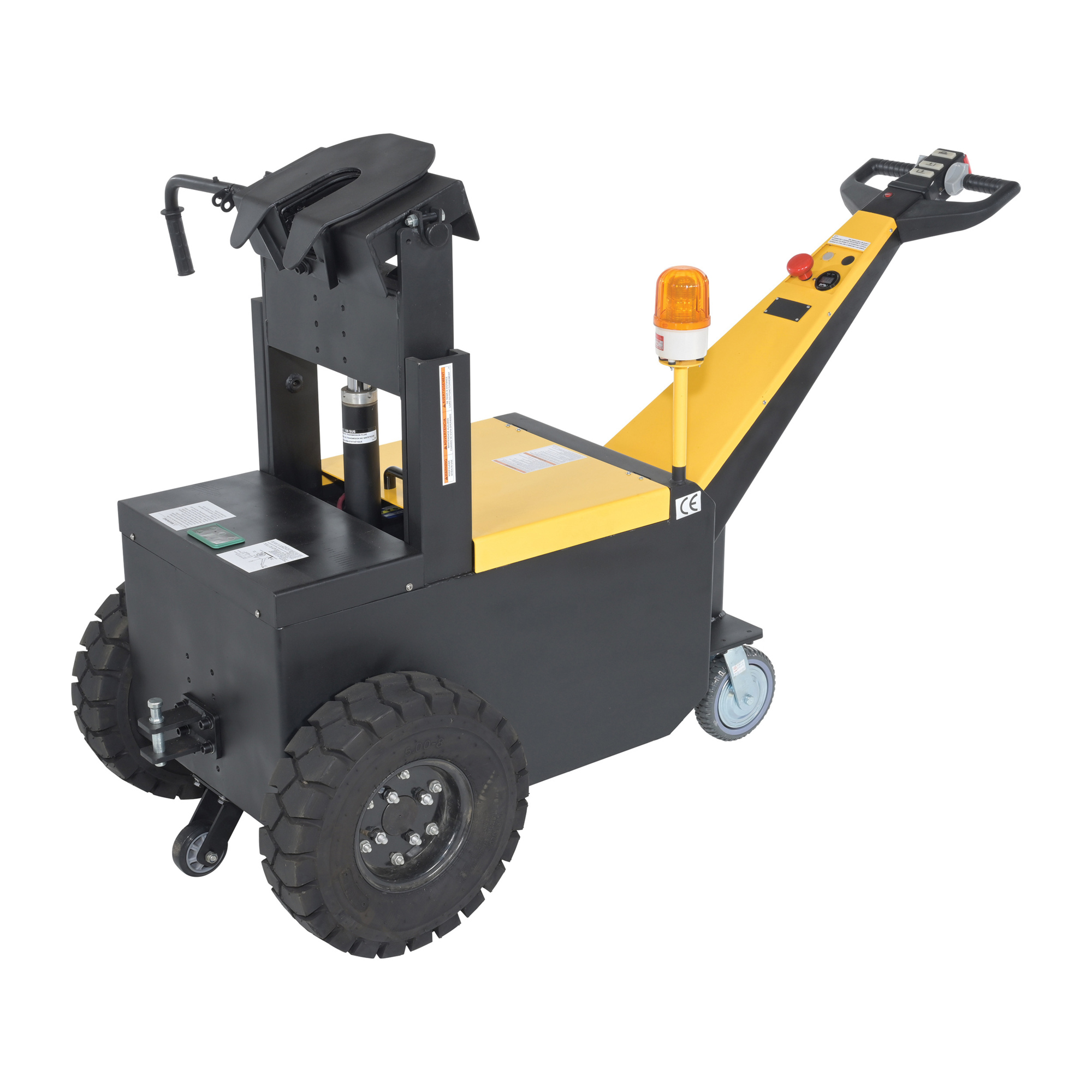 Vestil Steel Heavy Duty Electric Powered Tugger With Fifth Wheel ...