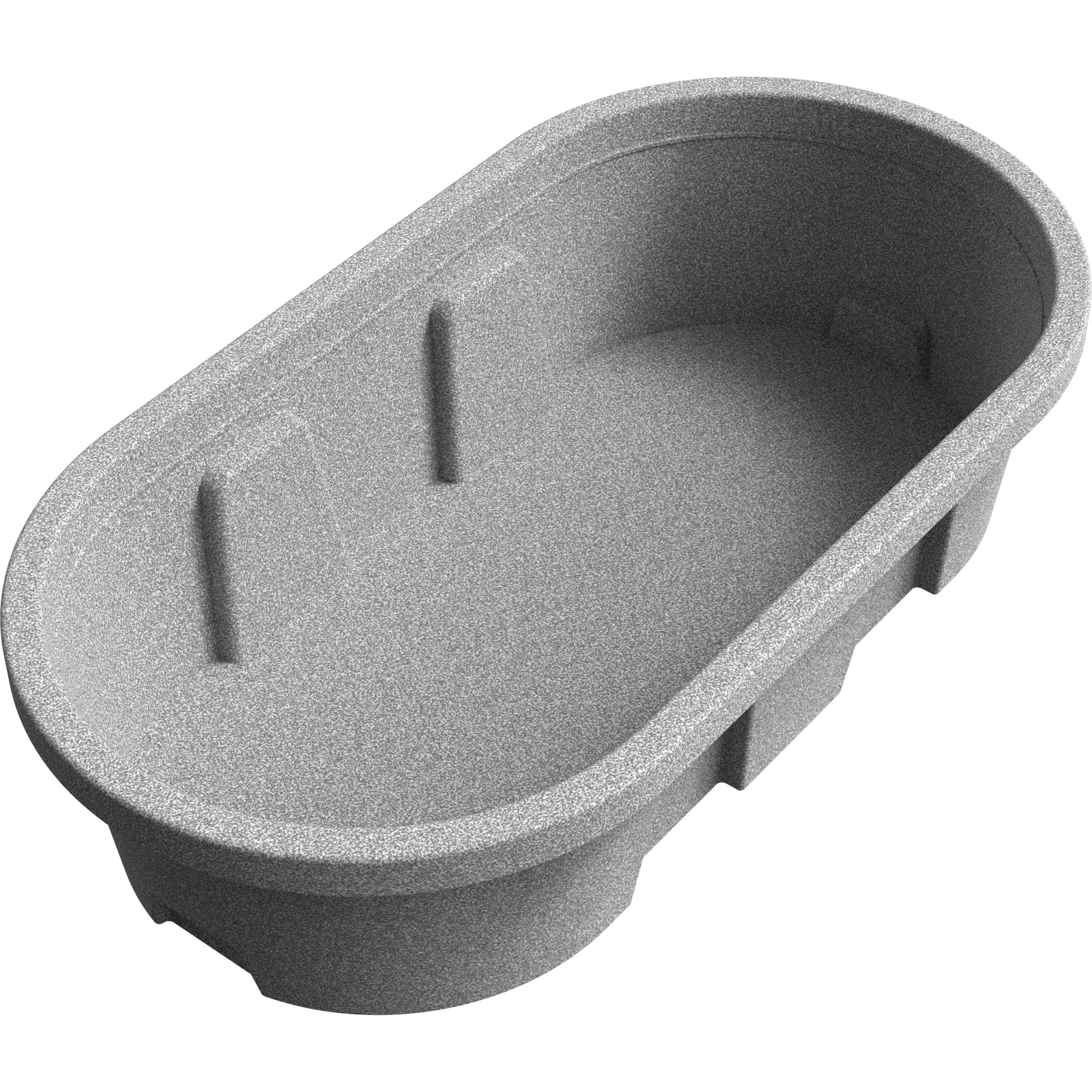 Tarter 2 ft. x 1 ft. x 4 ft. DuraTough Poly 50 Gal. Stock Tank ...