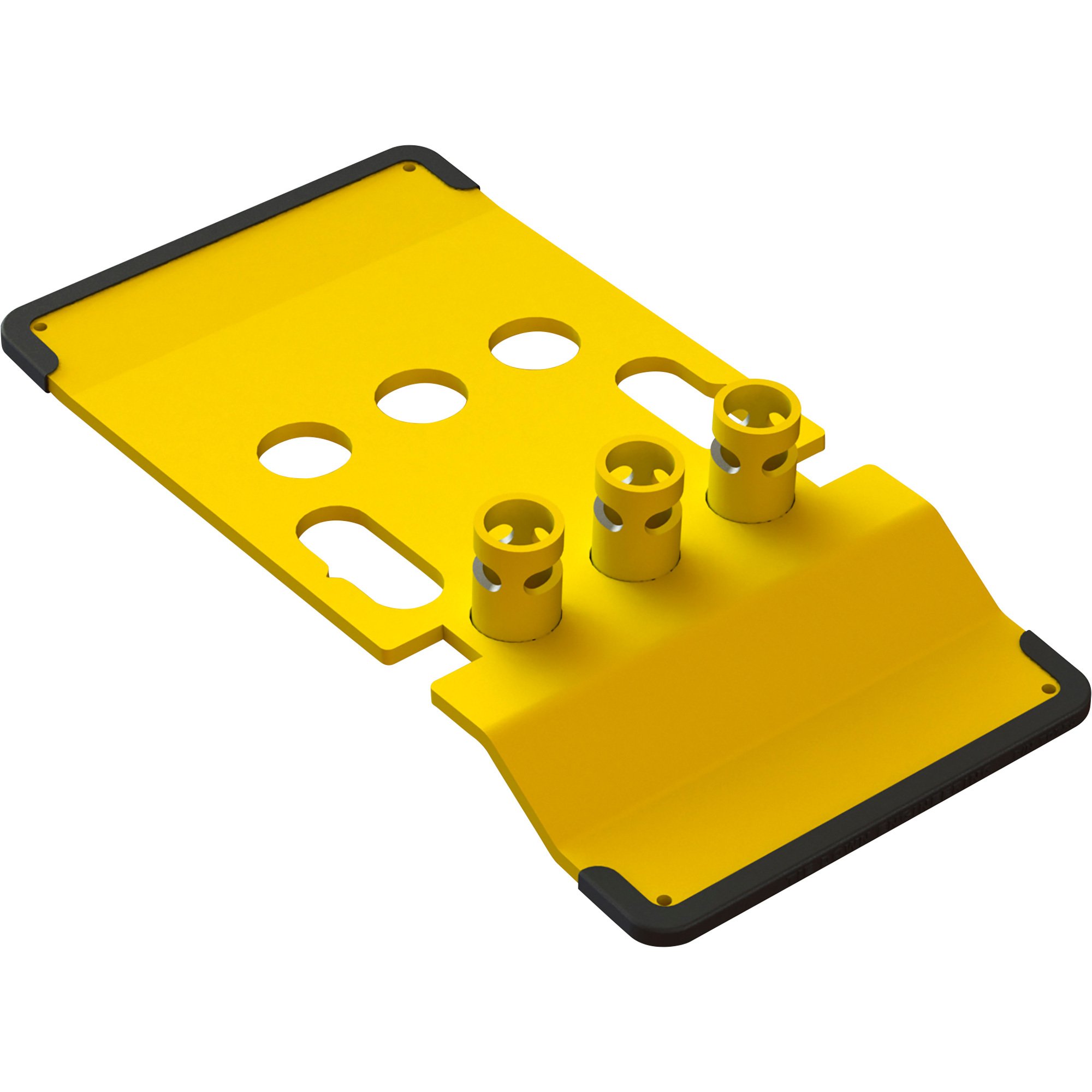 RoofZone 29in. Guardrail Zip Base — Yellow, Model# 70756 | Northern Tool