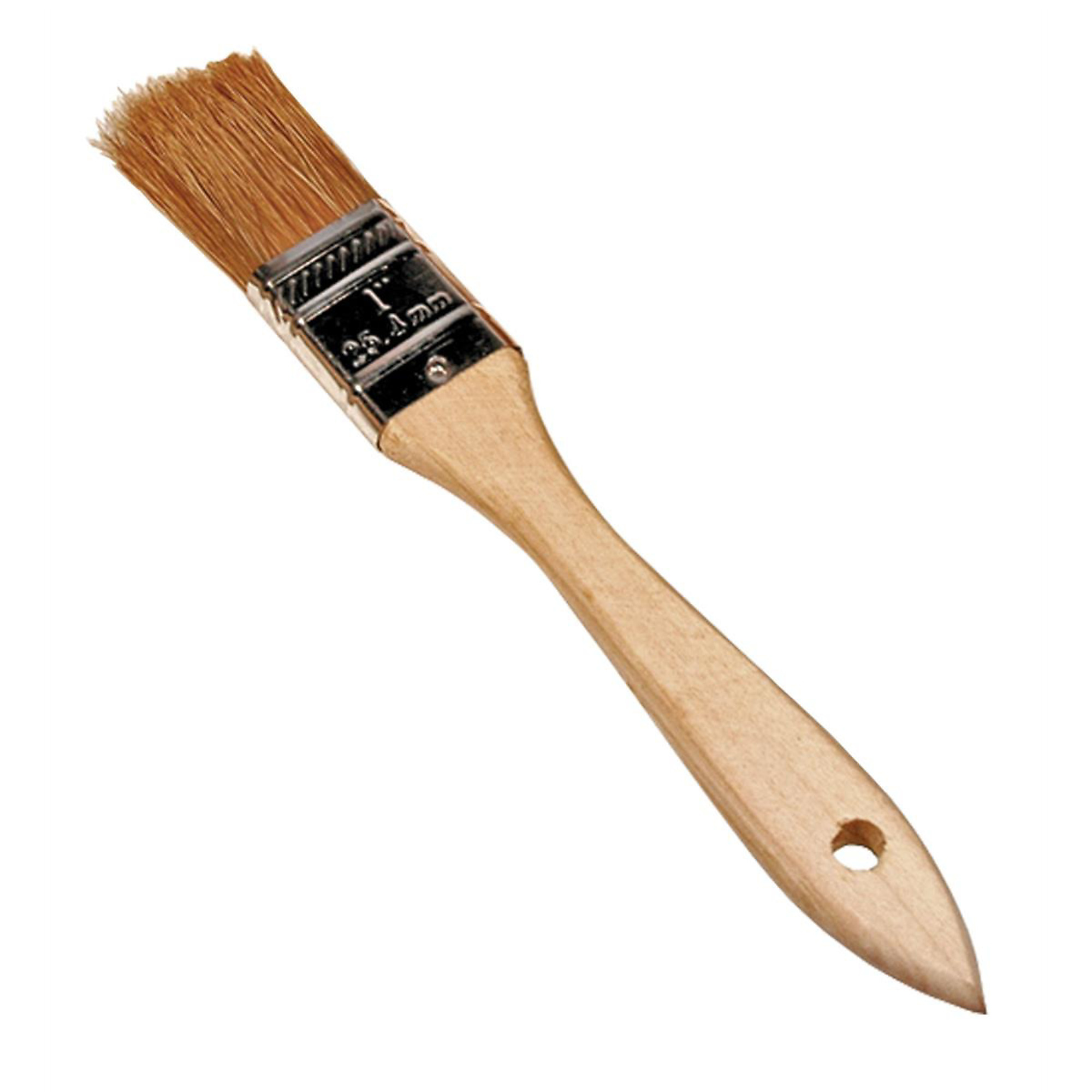 K Tool International BRUSH UTILITY 1\" NATURAL BRISTLES WOOD HANDLE ...