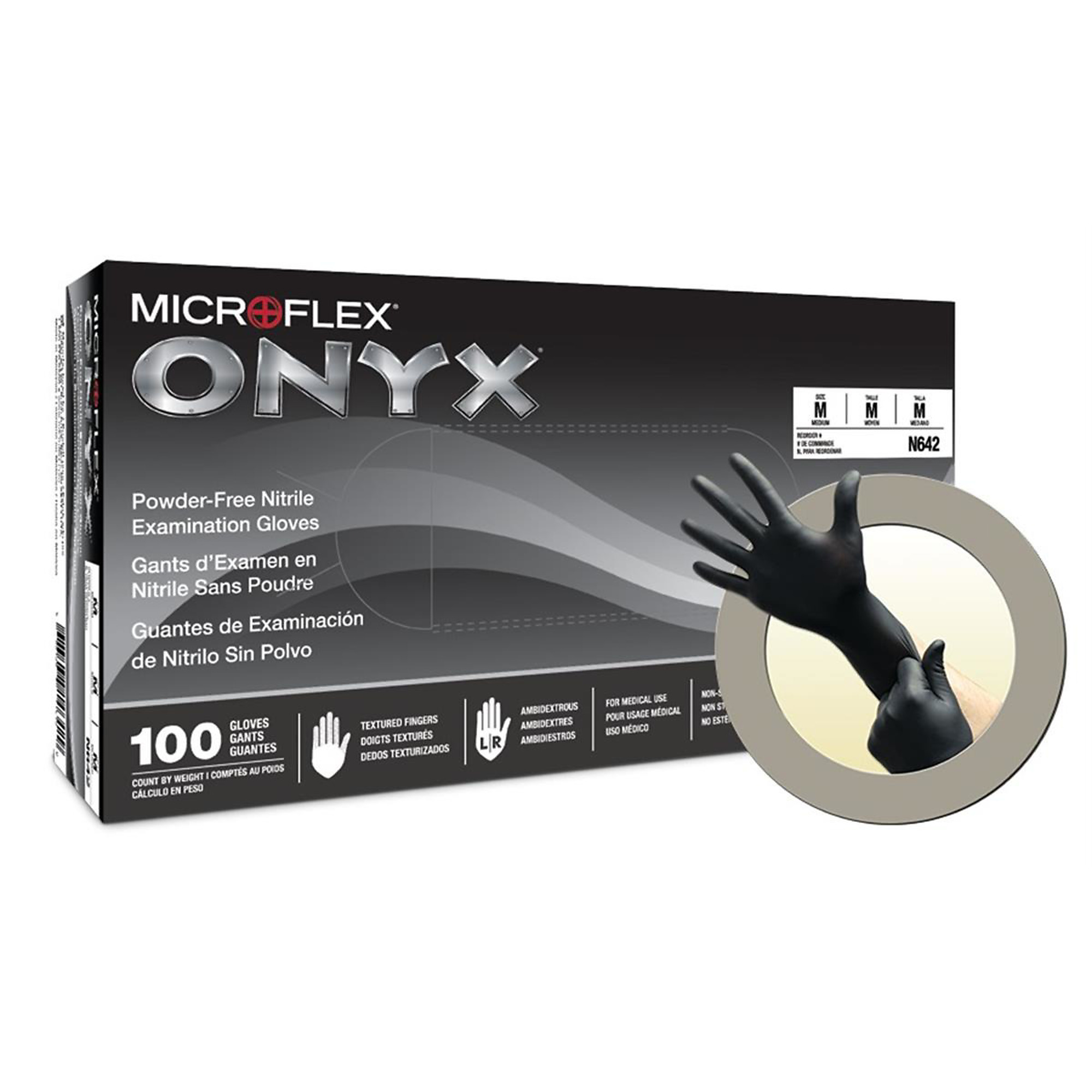 Microflex GLOVE ONYX N64 NITRILE L | Northern Tool