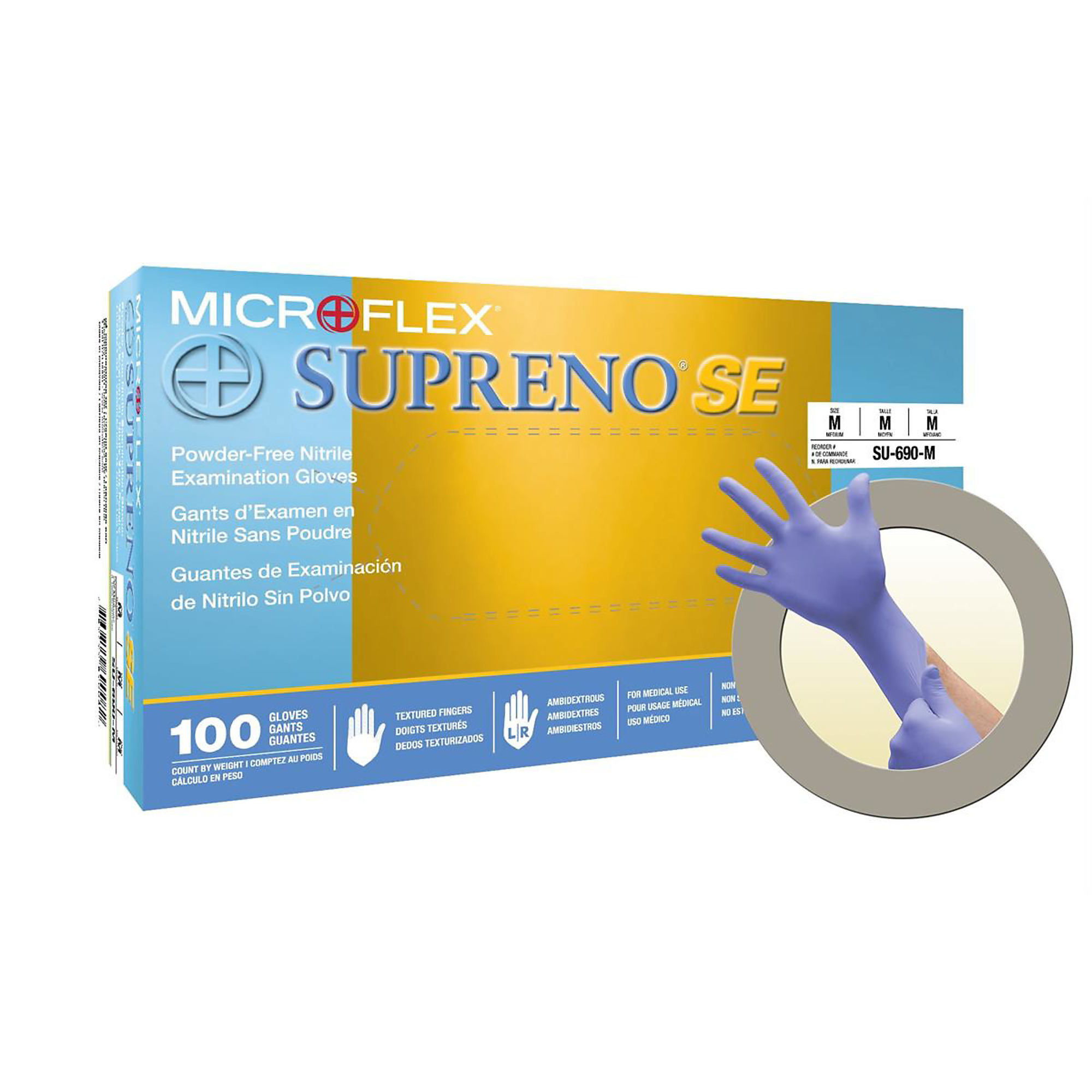 Microflex SUPRENO SE SU-690 NITRILE GLOVES L | Northern Tool