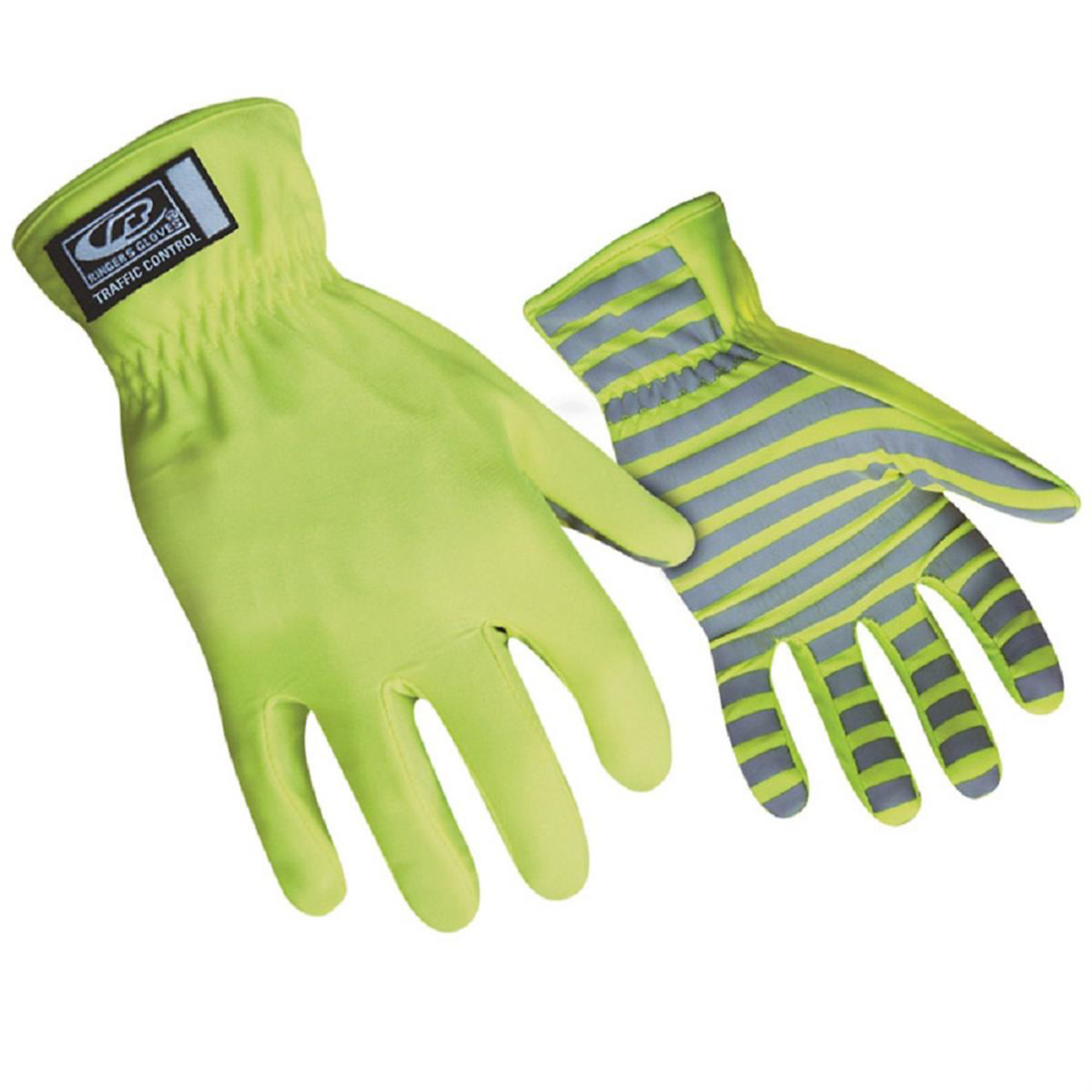 Ringers High-Visibility Traffic Gloves — XXL, Reflective Strips ...