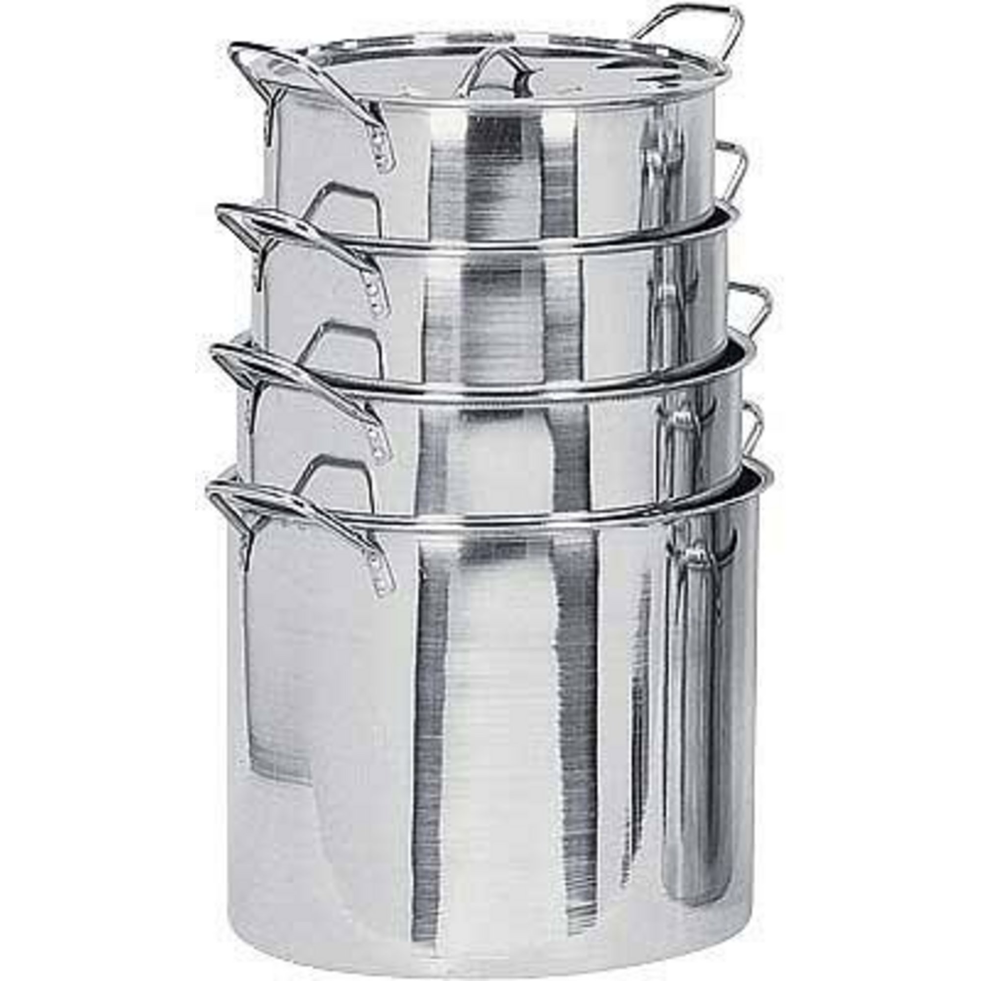 Hawk Stainless Steel Stock Pot Set — 8-Pc. | Northern Tool