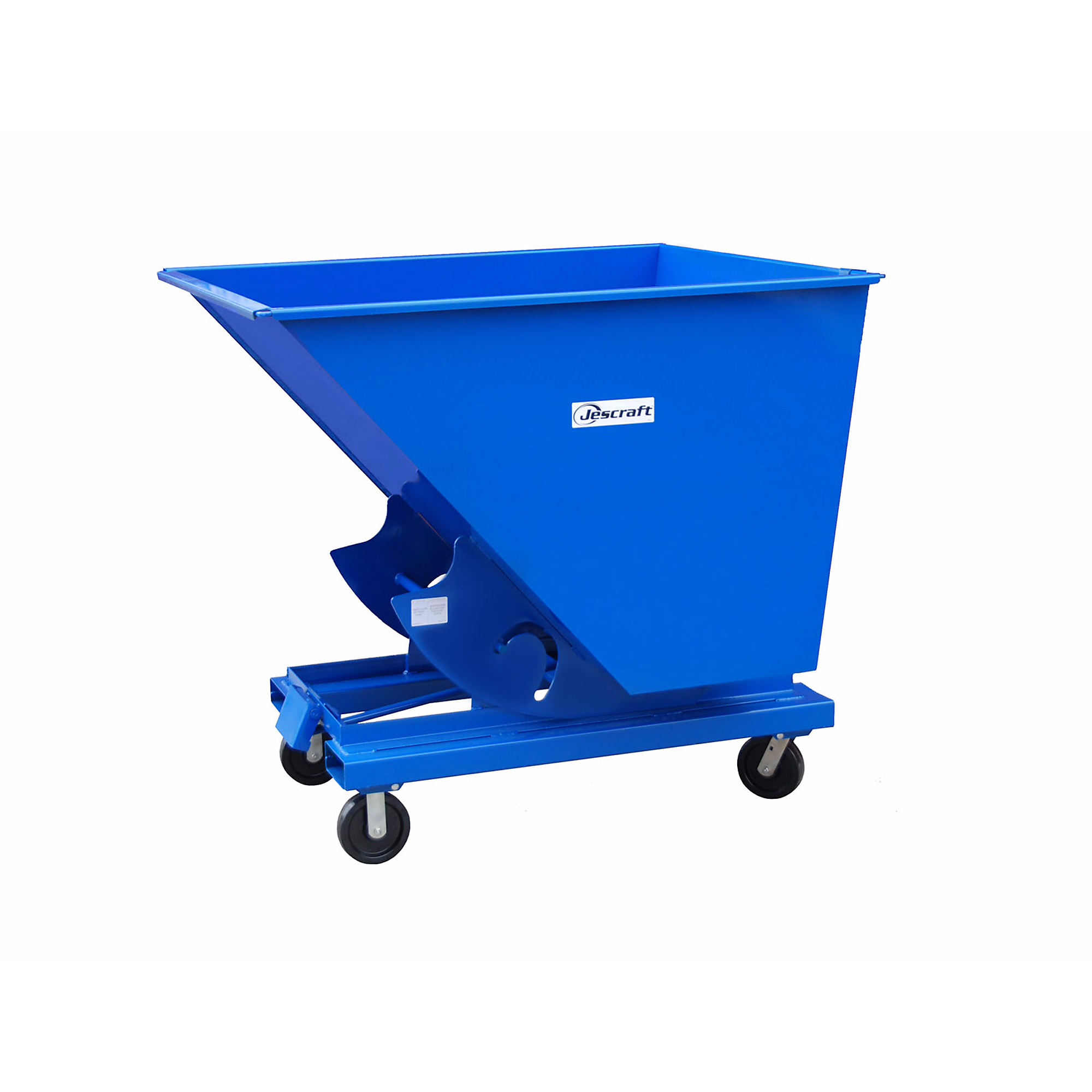 Self-Dumping Forklift Hopper 1 cu. Yard with 8\" High-performance ...
