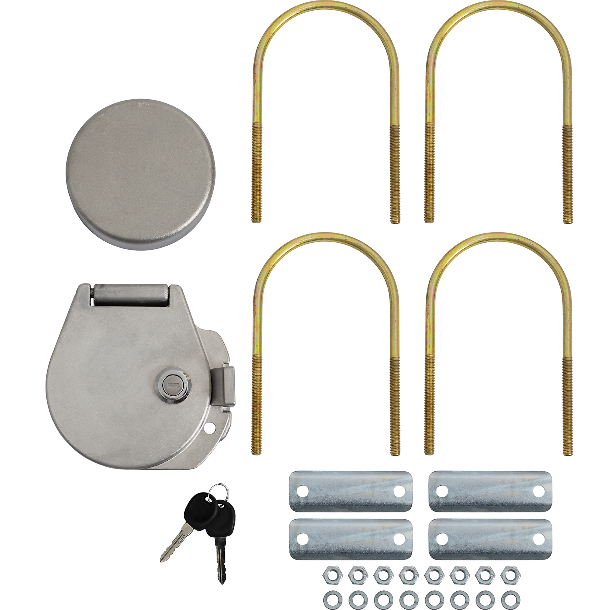 Buyers Products 4 Inch Locking Conduit Carrier Kit, Natural Finish ...