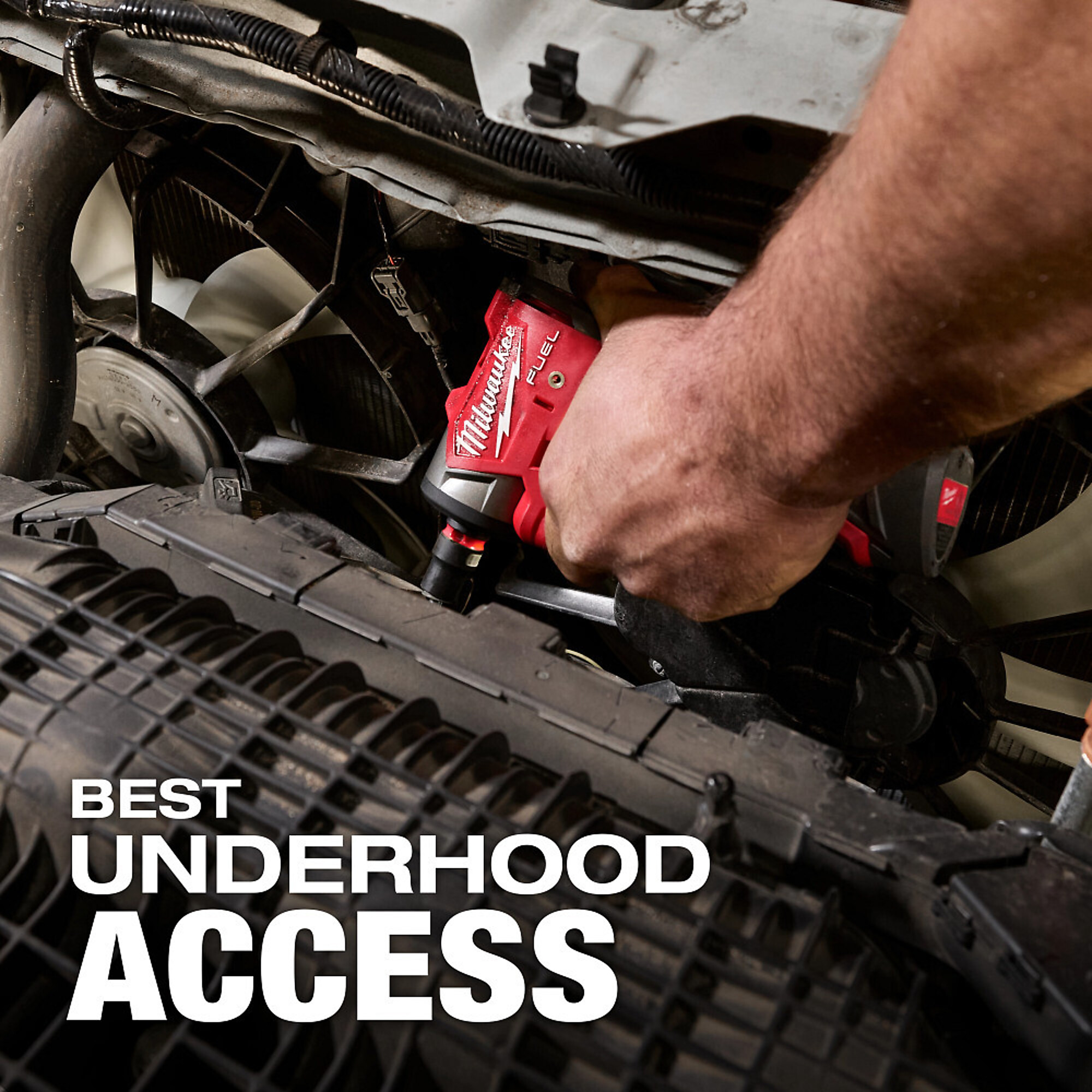 Milwaukee M12 FUEL™ 1/4\" Subcompact Impact Wrench w/ Friction Ring ...