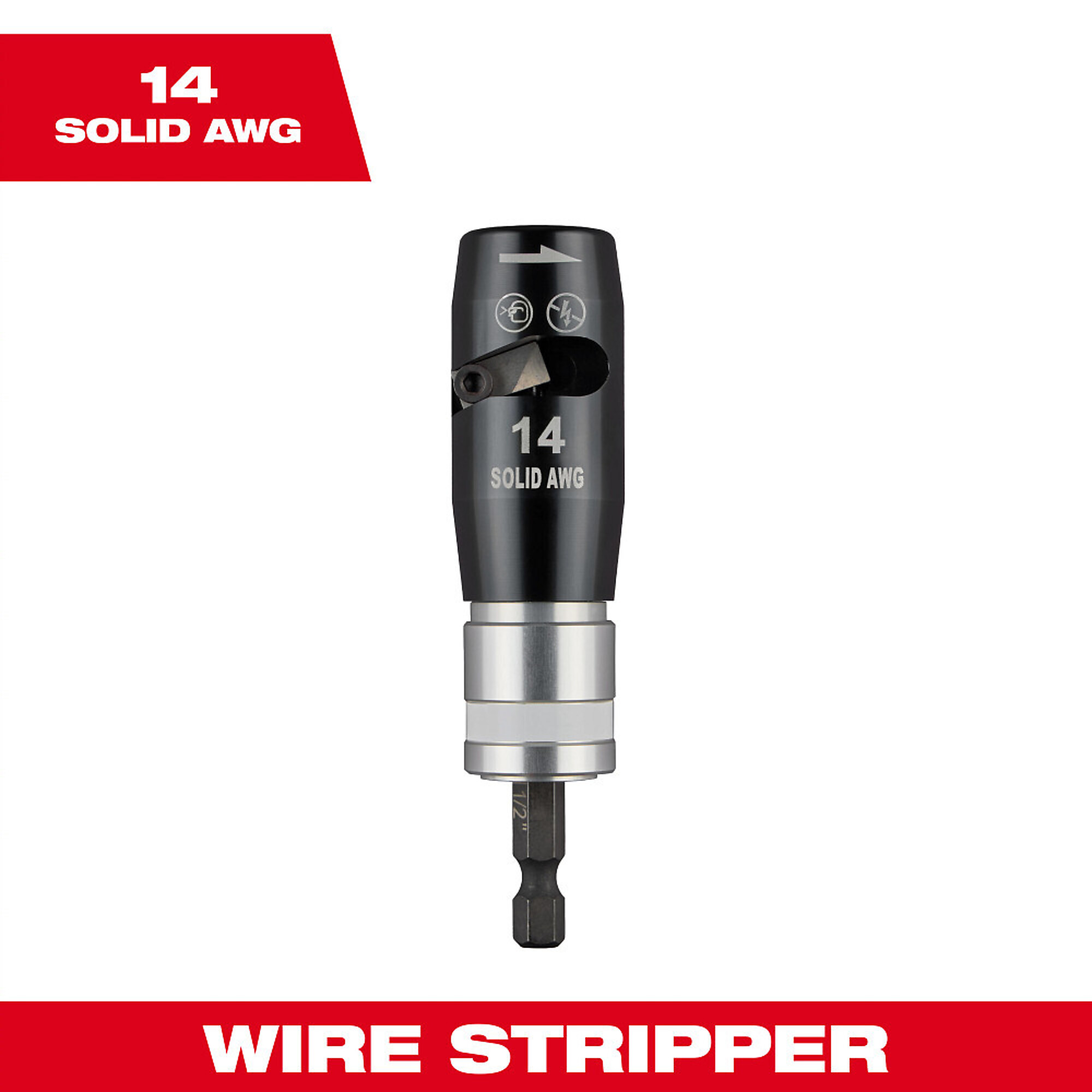 Milwaukee 14 AWG Solid Wire Stripper, Model# 48-32-6404 | Northern Tool