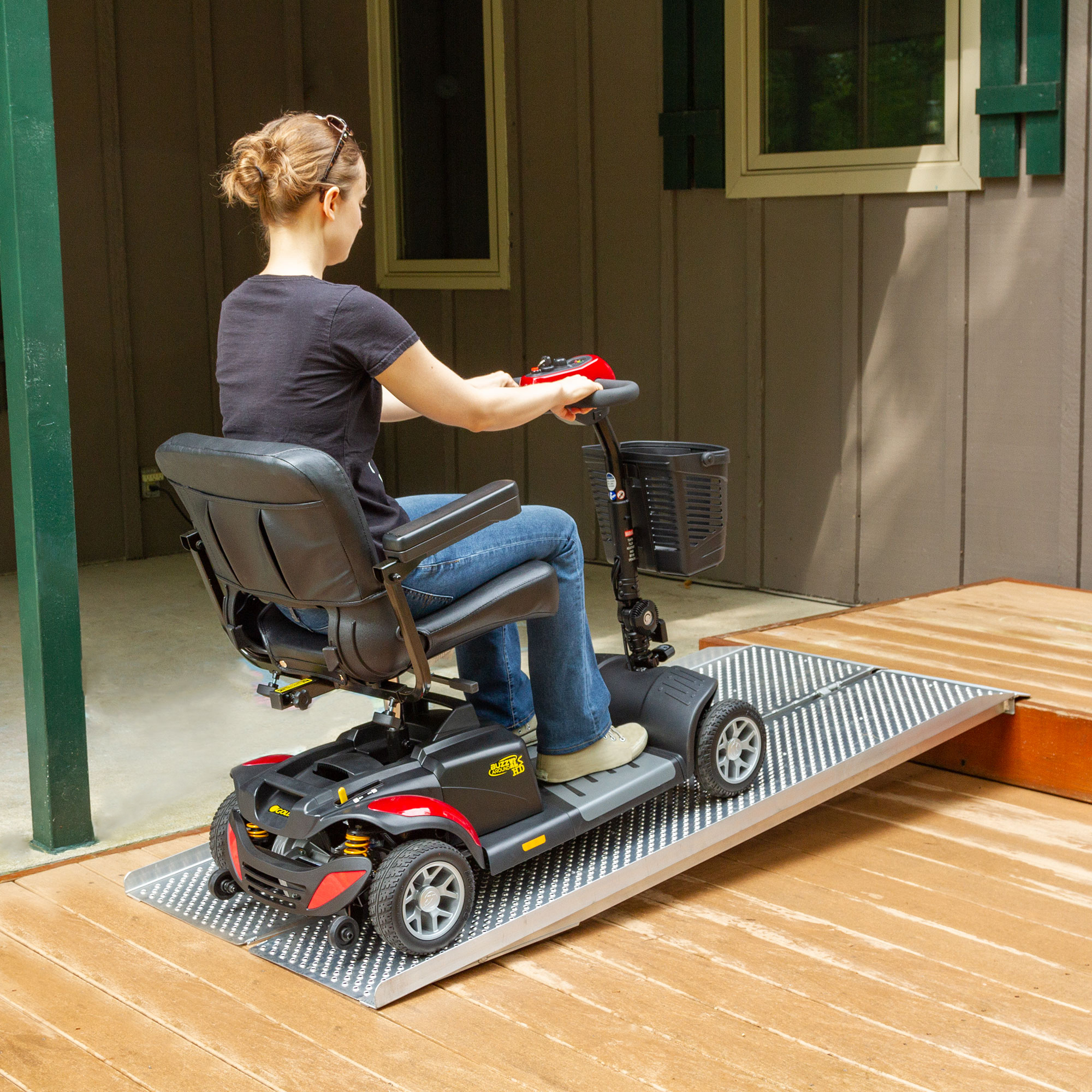 Silver Spring 5' Lightweight Single Fold Wheelchair Ramp | Northern Tool