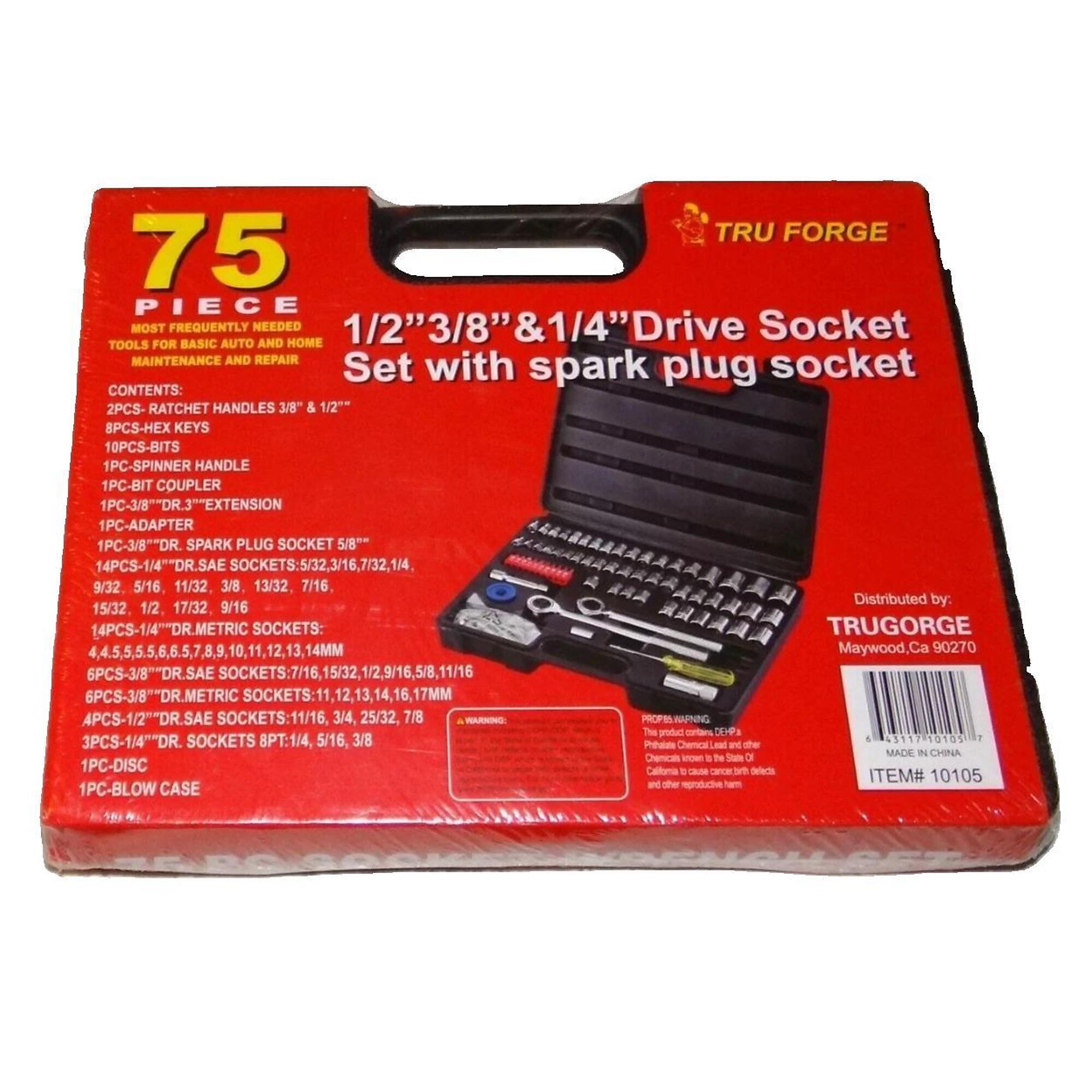 Tool Essentials 75-Pc. Socket Set, Model# SS-10105 | Northern Tool