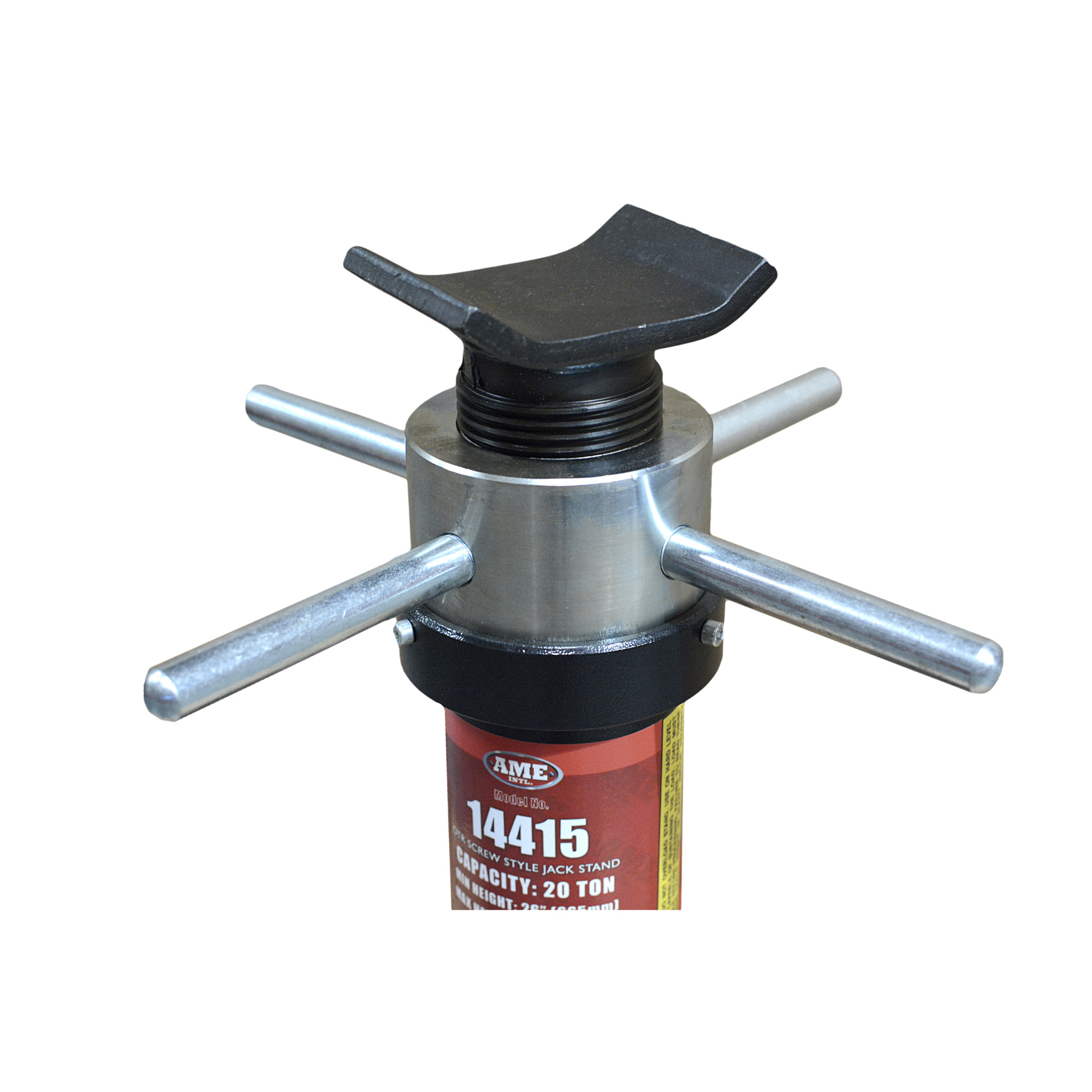 AME 20-Ton OTR Screw-Style Jack Stand – Wide Base, Threaded Adjustment ...