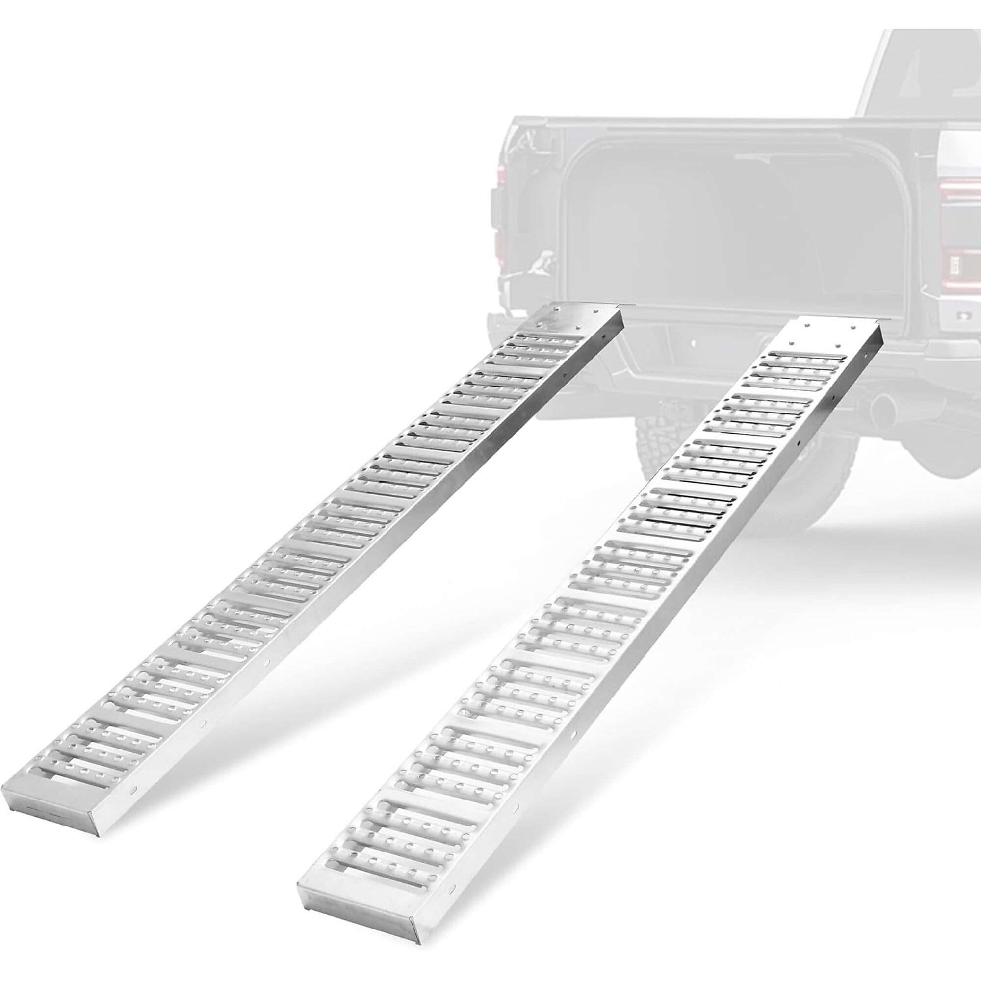 Rockland 84\" x10\" Steel Truck Ramps, 1000 LBS Capacity, Portable ...