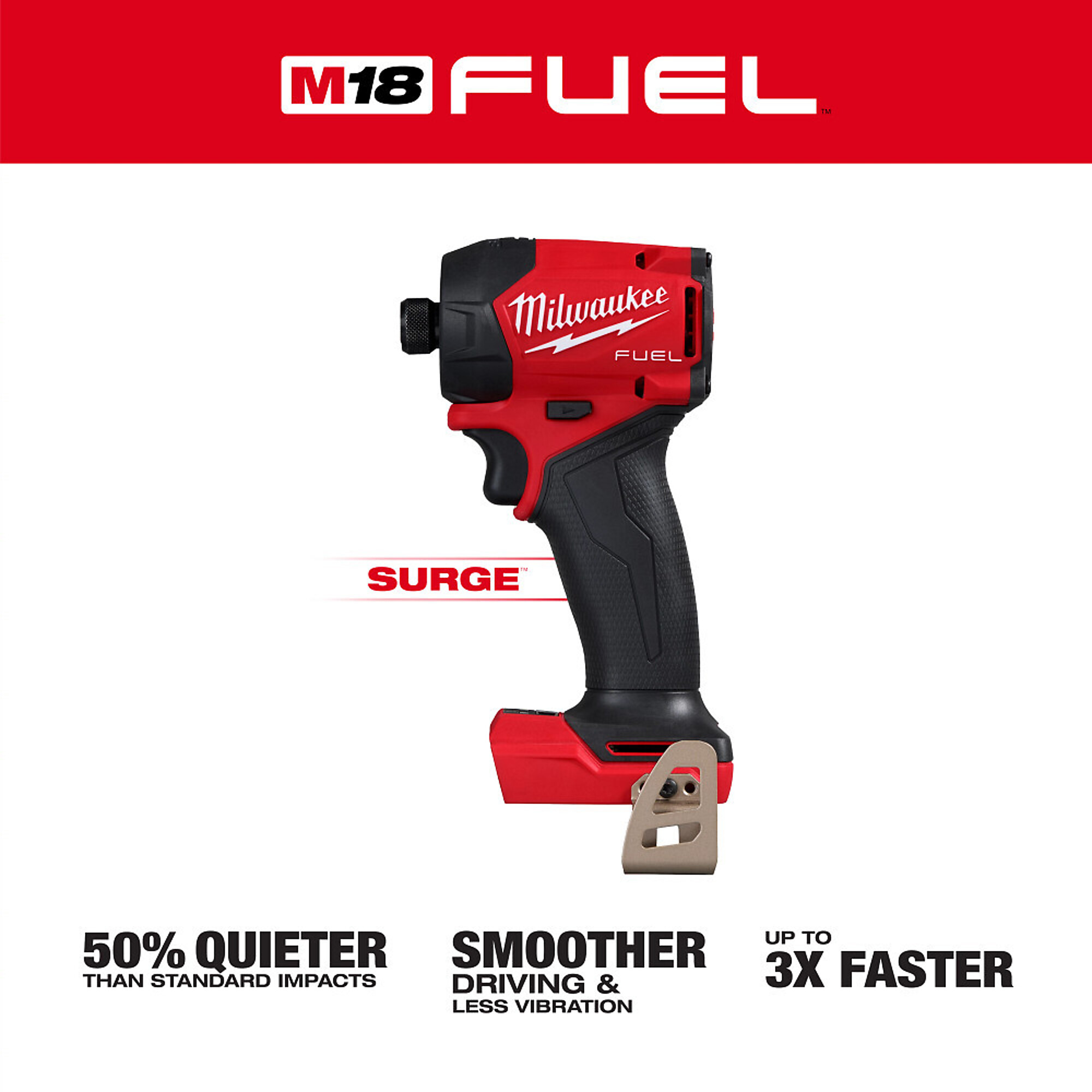 Milwaukee M18 FUEL™ SURGE™ 18V Lithium-Ion Brushless Cordless 1/4\" Hex ...