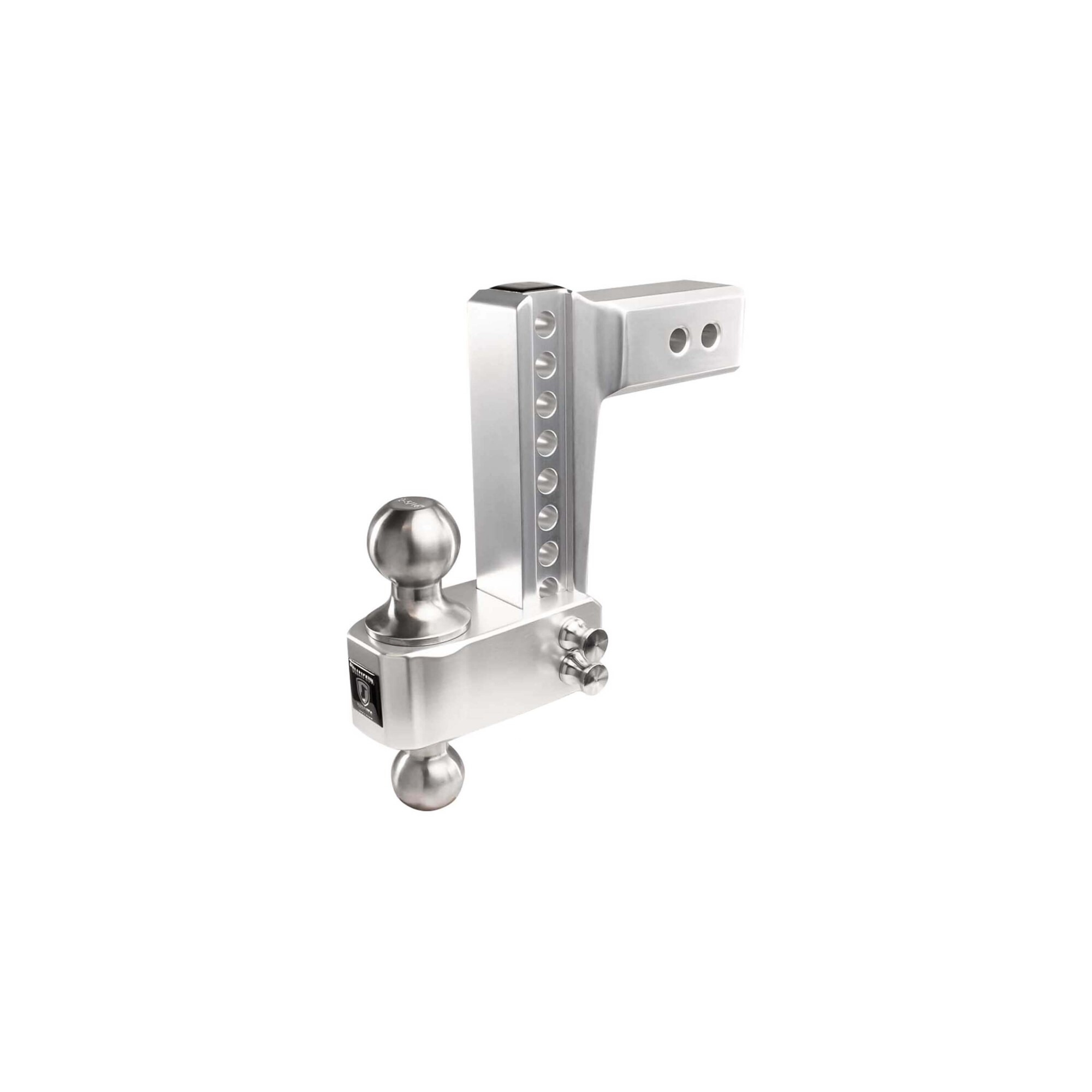 BulletProof 2.5\" Shank Aluminum Hitch 6\" Drop/Rise w/ Stainless Steel ...