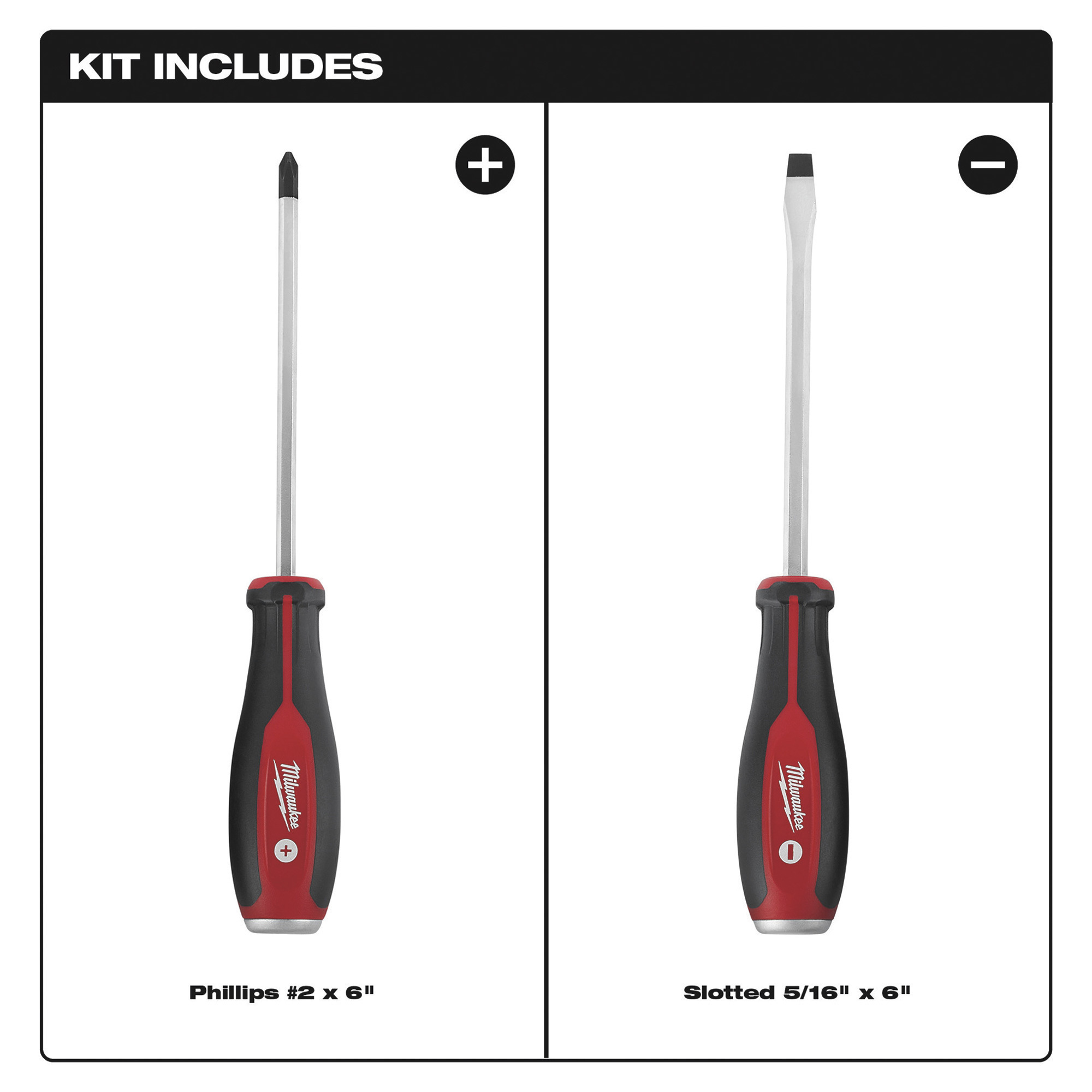 Milwaukee 2-Pc. Demolition Screwdriver Set, Model# 48-22-2702 ...