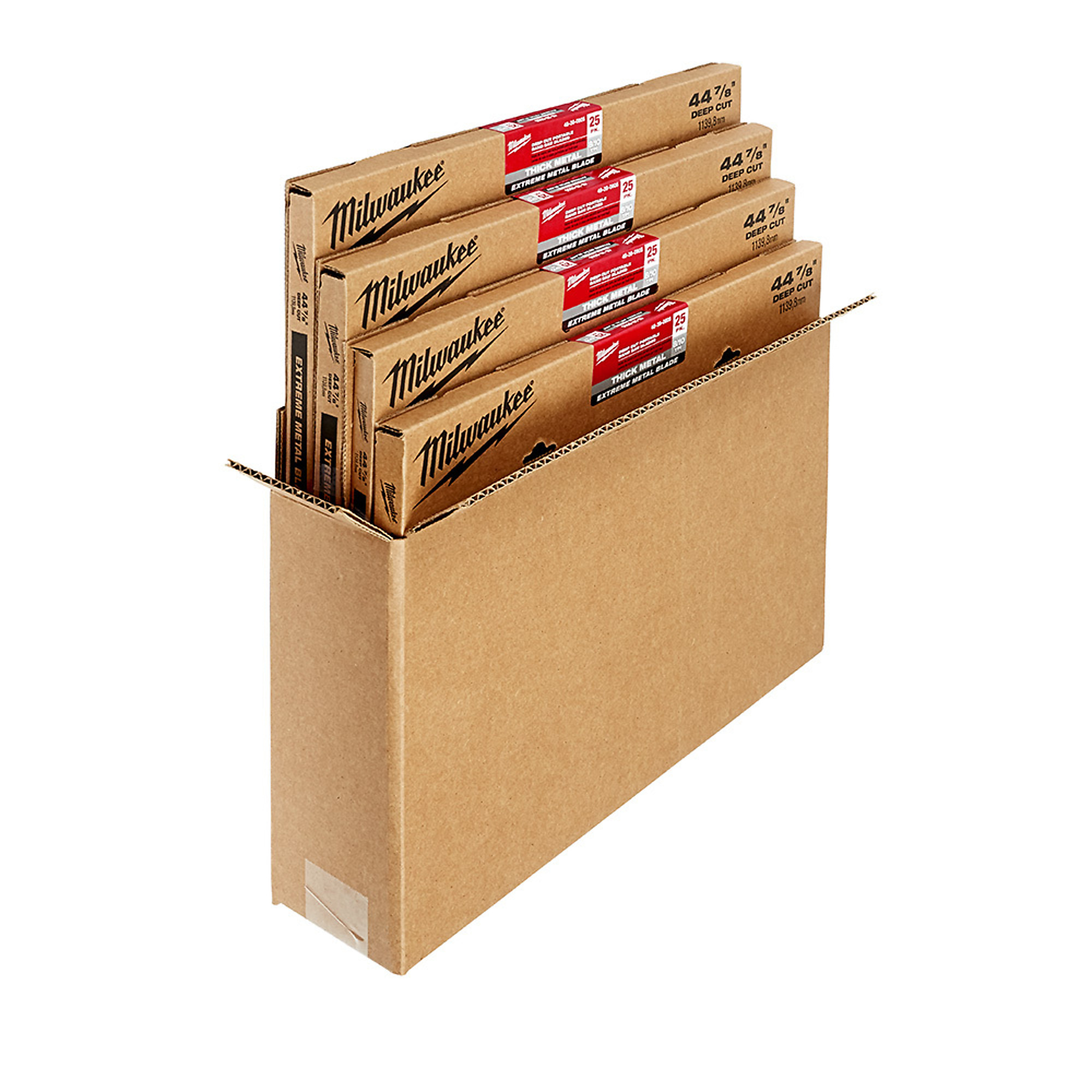 Milwaukee, 44-7/8\" 8/10 TPI Extreme Metal Deep Cut Band Saw Blade for Thick Metal Bulk 100 ...