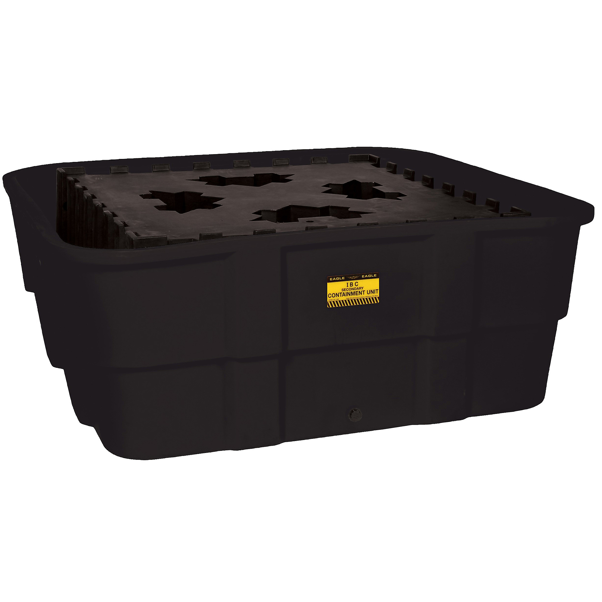 Eagle 400 Gallon Sump Capacity, Double IBC Containment Unit, Poly, with ...