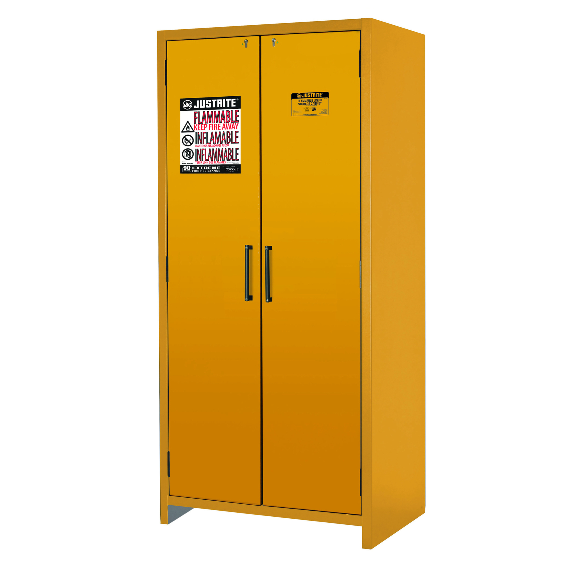 Justrite, CABINET,EN90,30GAL,35\"W,YEL, 22605 | Northern Tool