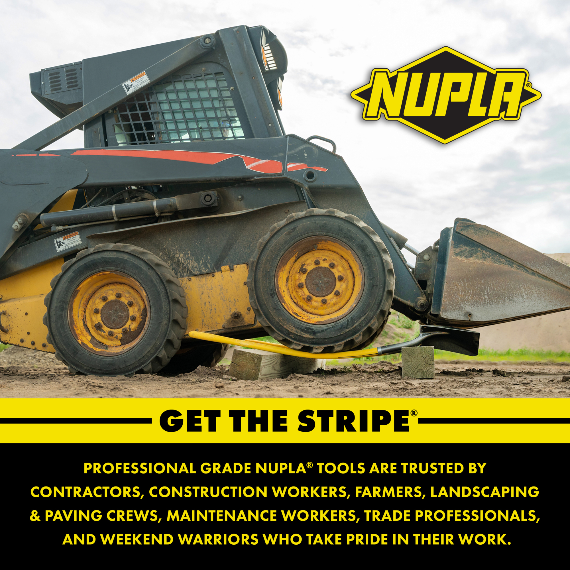 NUPLA 6 ft Non-Conductive Digging Bar with Pointed Tip, Model # 75.76 ...