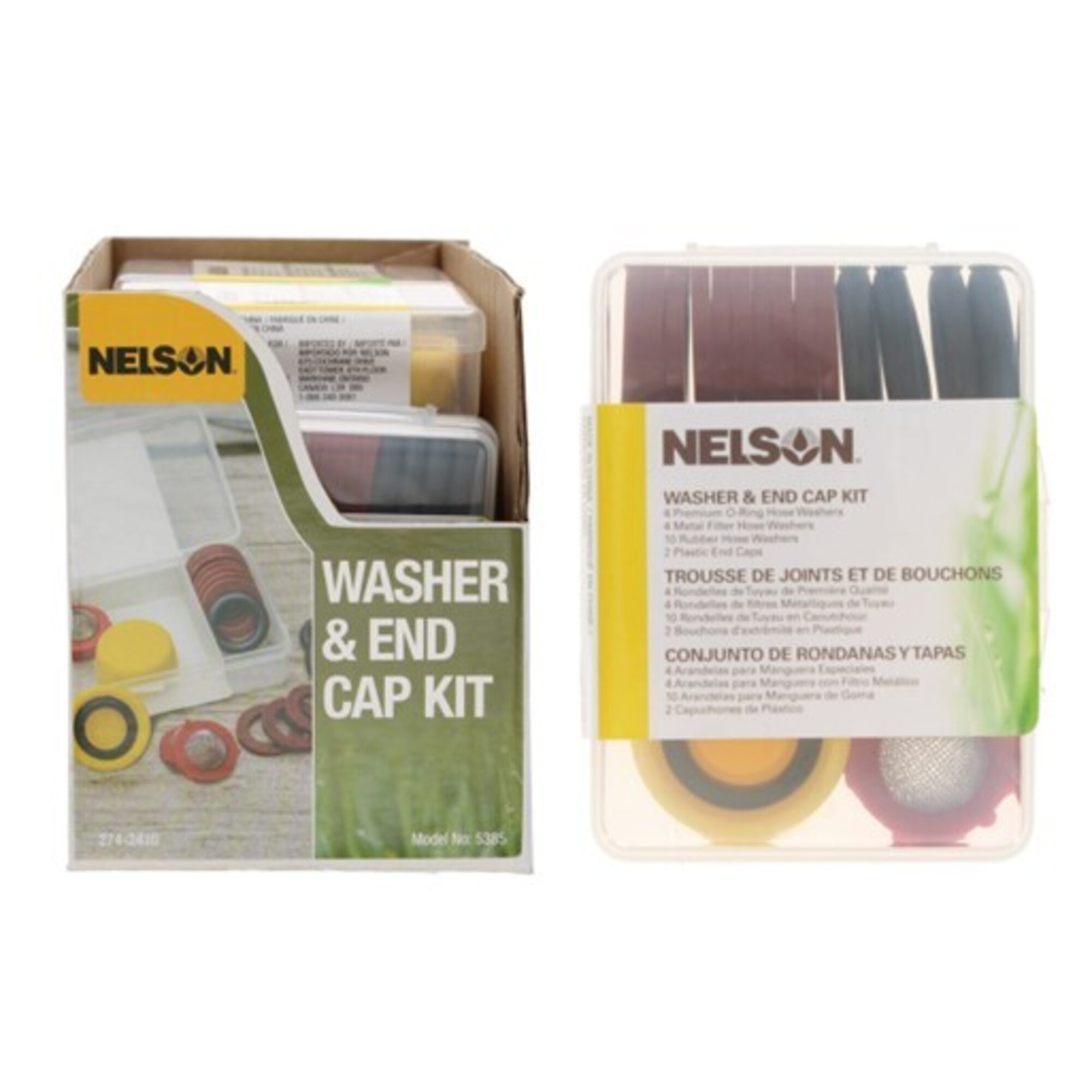 Nelson 20pc Washer & End Cap Kit, Model #853854-1002 | Northern Tool