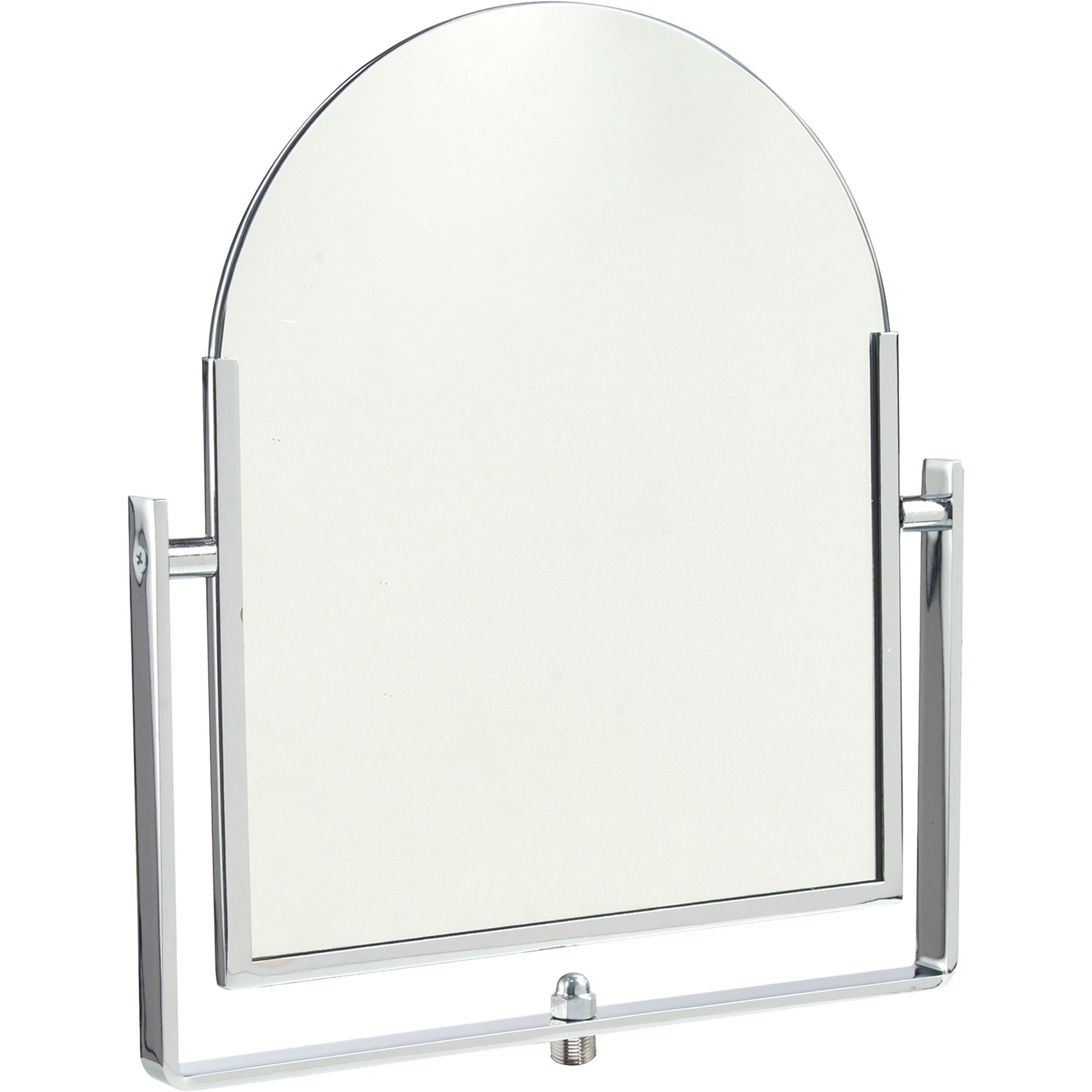 Econoco Double-Sided Rectangular Counter Mirror 6-Pk. — Chrome Frame ...