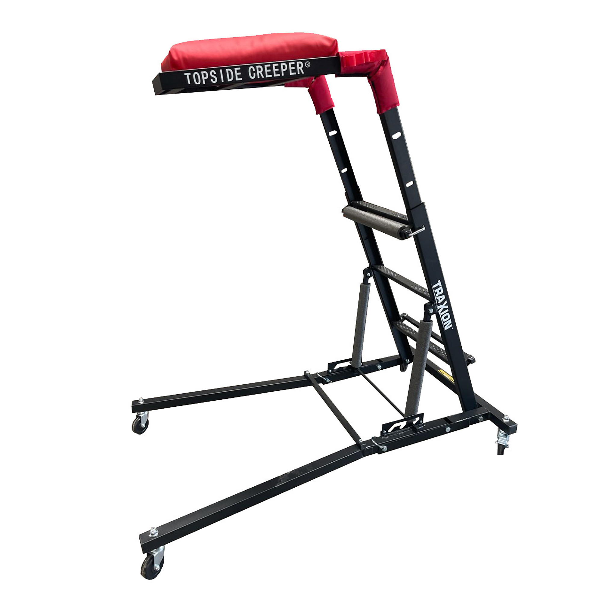 Traxion, Economy Topside Creeper - Black, Adjustable Creeper height to ...