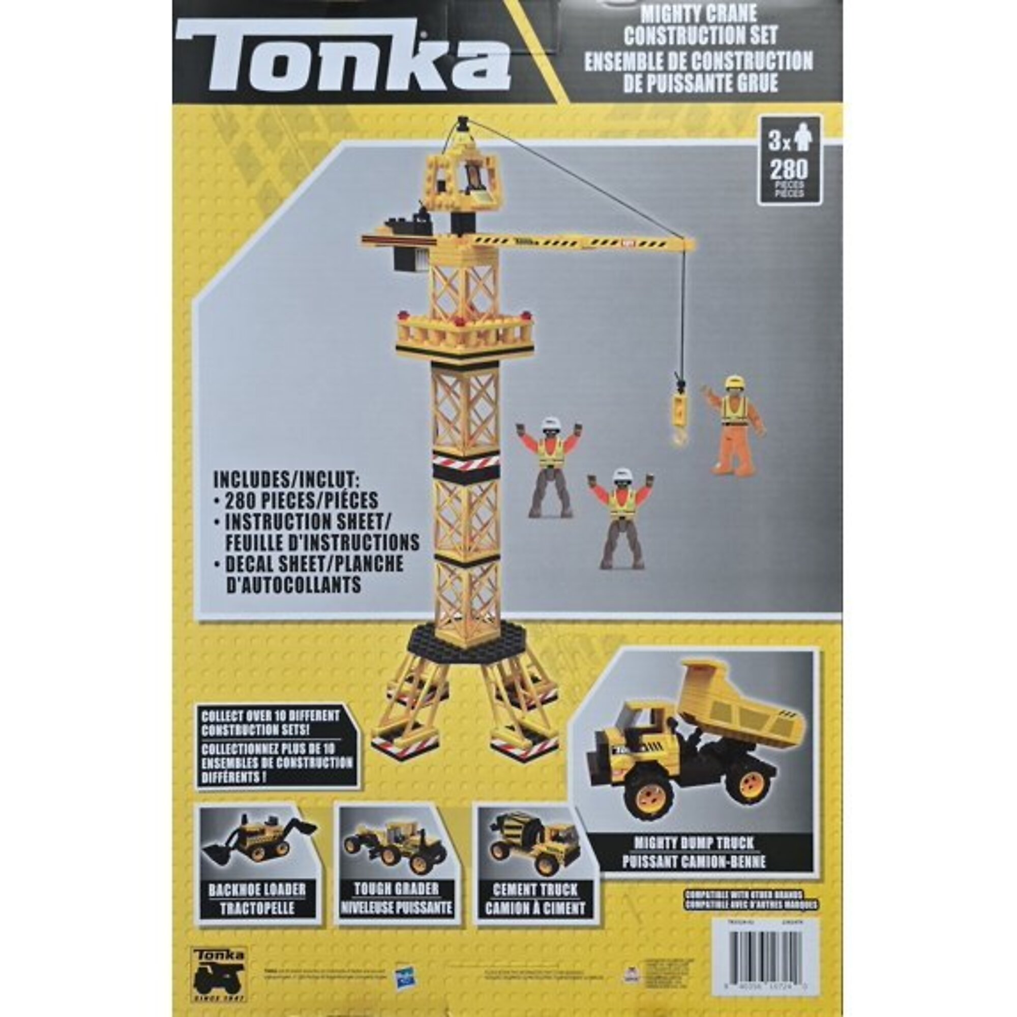 Tonka 280-Pc. Construction Sets, Tower Crane or Dump Truck, Model ...