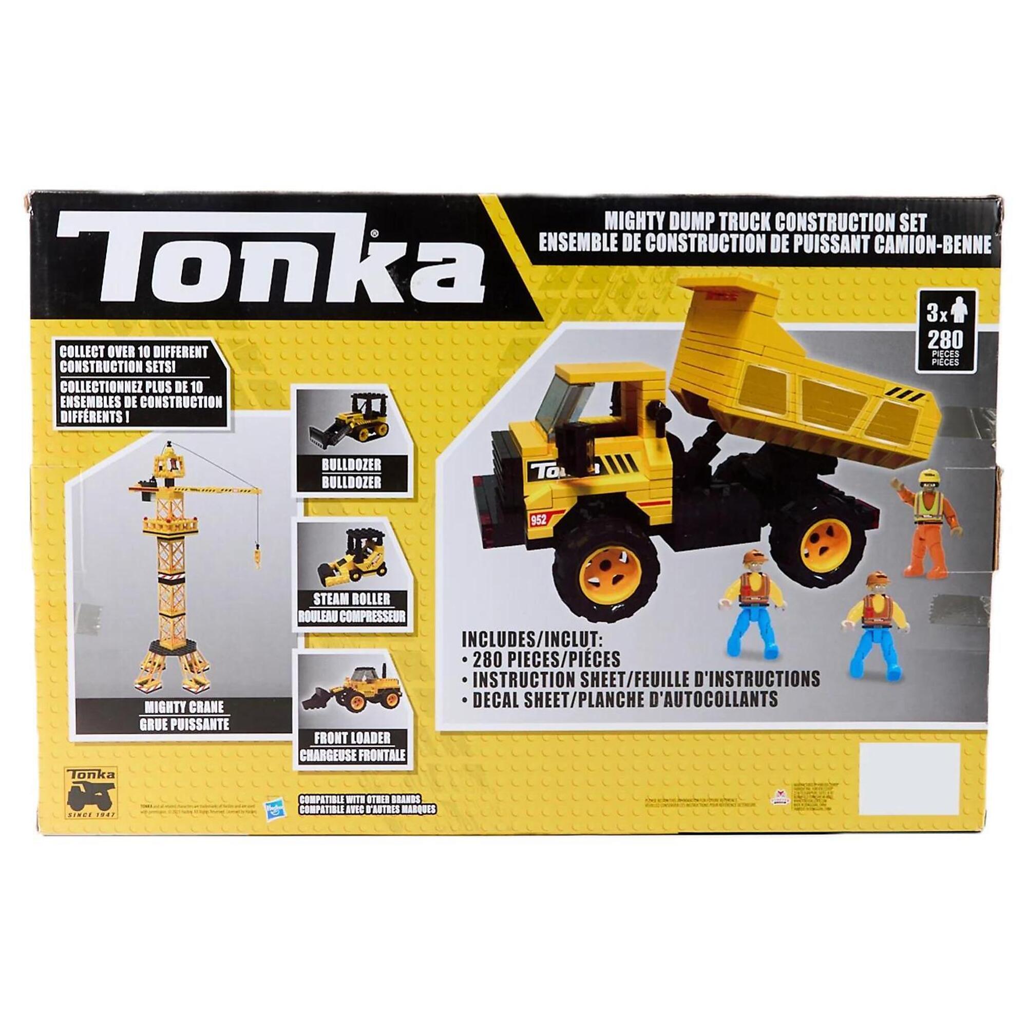 Tonka 280-Pc. Construction Sets, Tower Crane or Dump Truck, Model ...