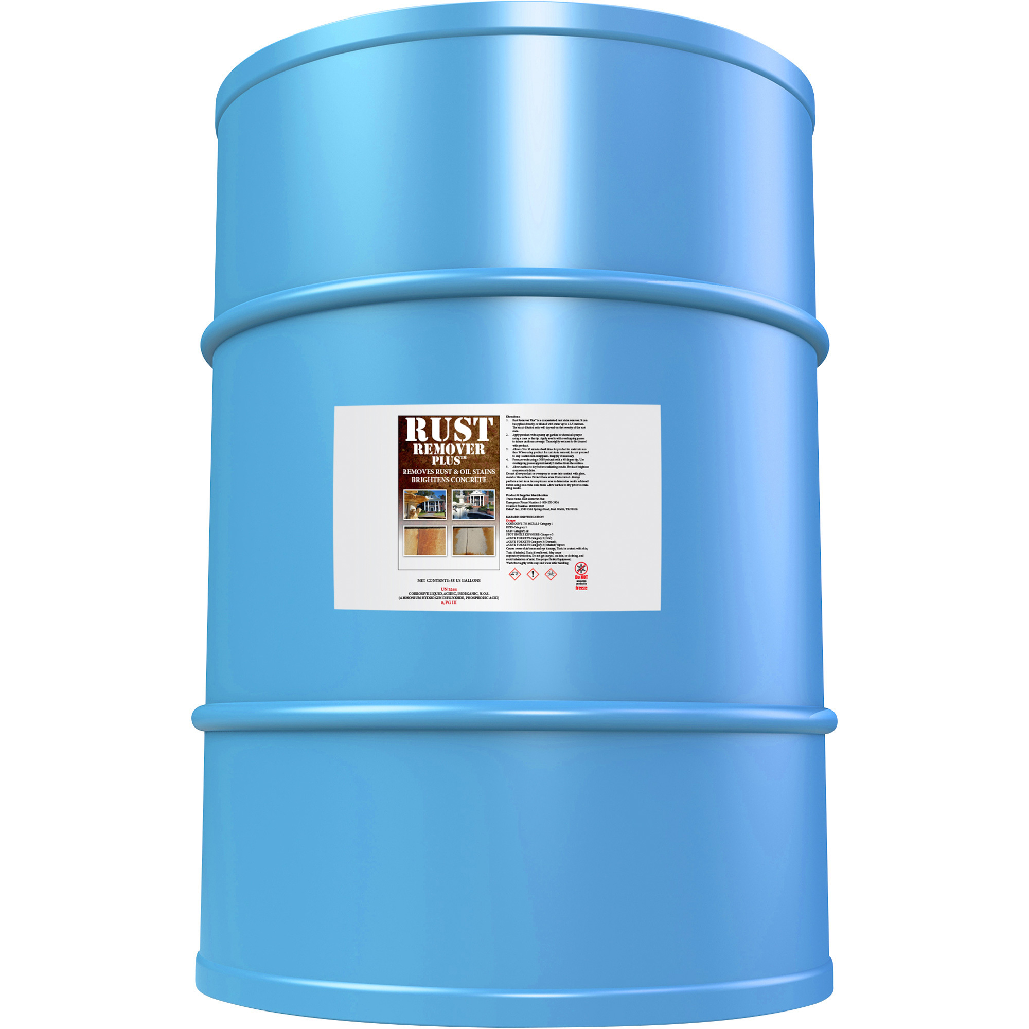 Delux Rust Remover Plus — 55 Gallons, Model# RR+55 | Northern Tool
