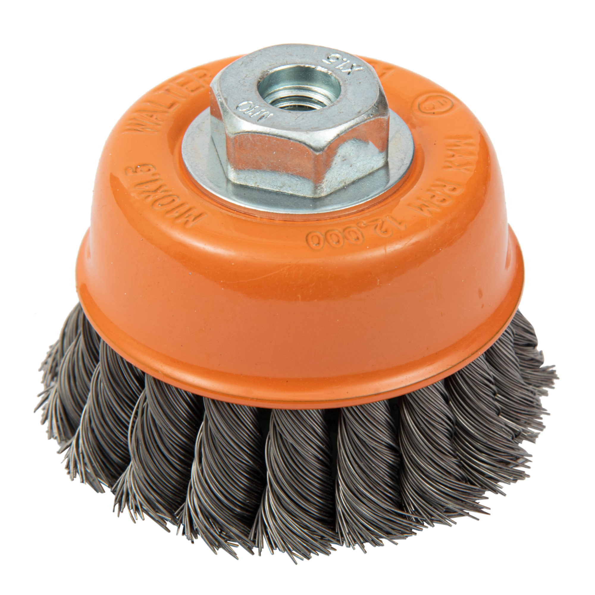 WALTER3\" x M10X1.25 CUP BRUSH Power Brushes Power Brush 3\" x M10X1.25 ...