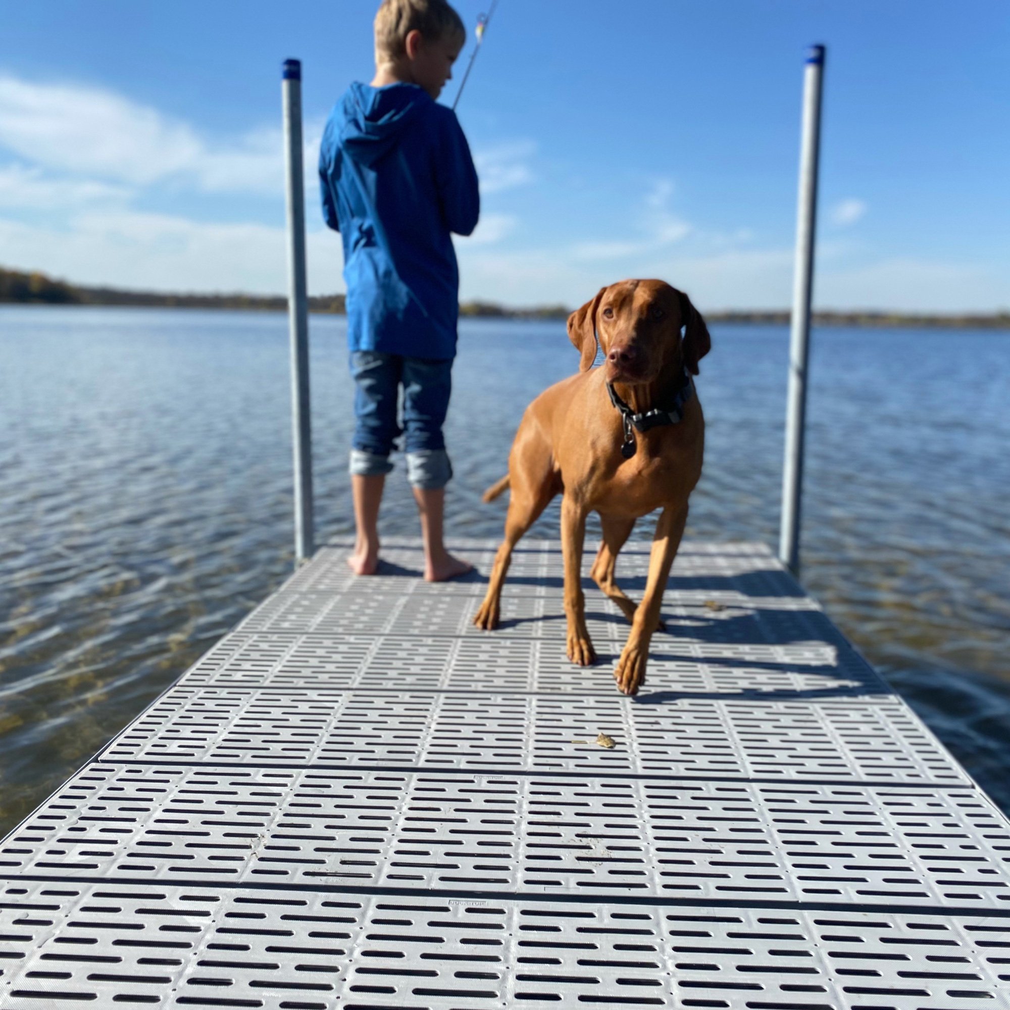 Patriot Docks 16ft. Straight Dock — With Poly Deck Panels, Model# 10501 | Northern Tool