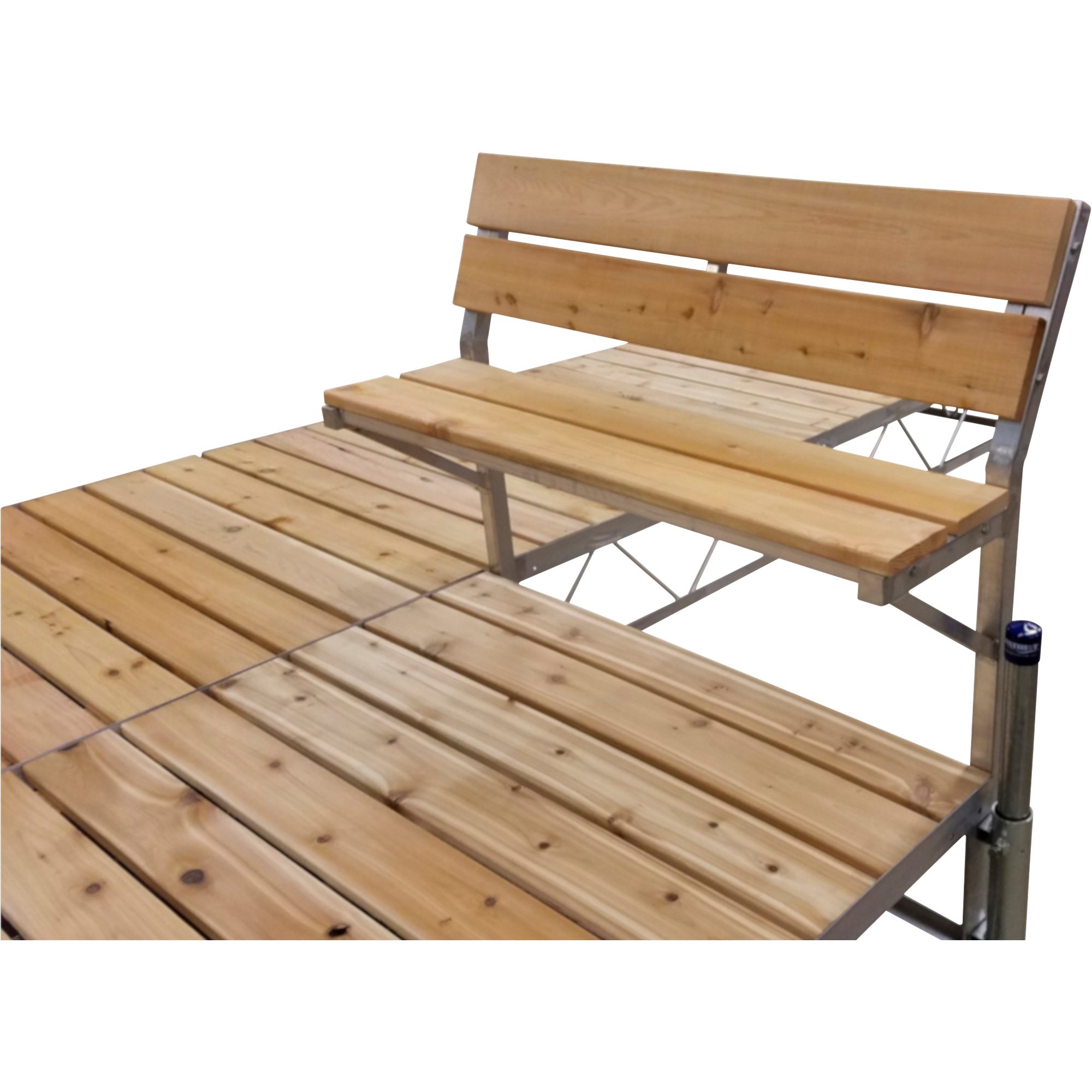 Patriot Docks Bench Kit — With Western Red Cedar Panels, Model# 10832 ...