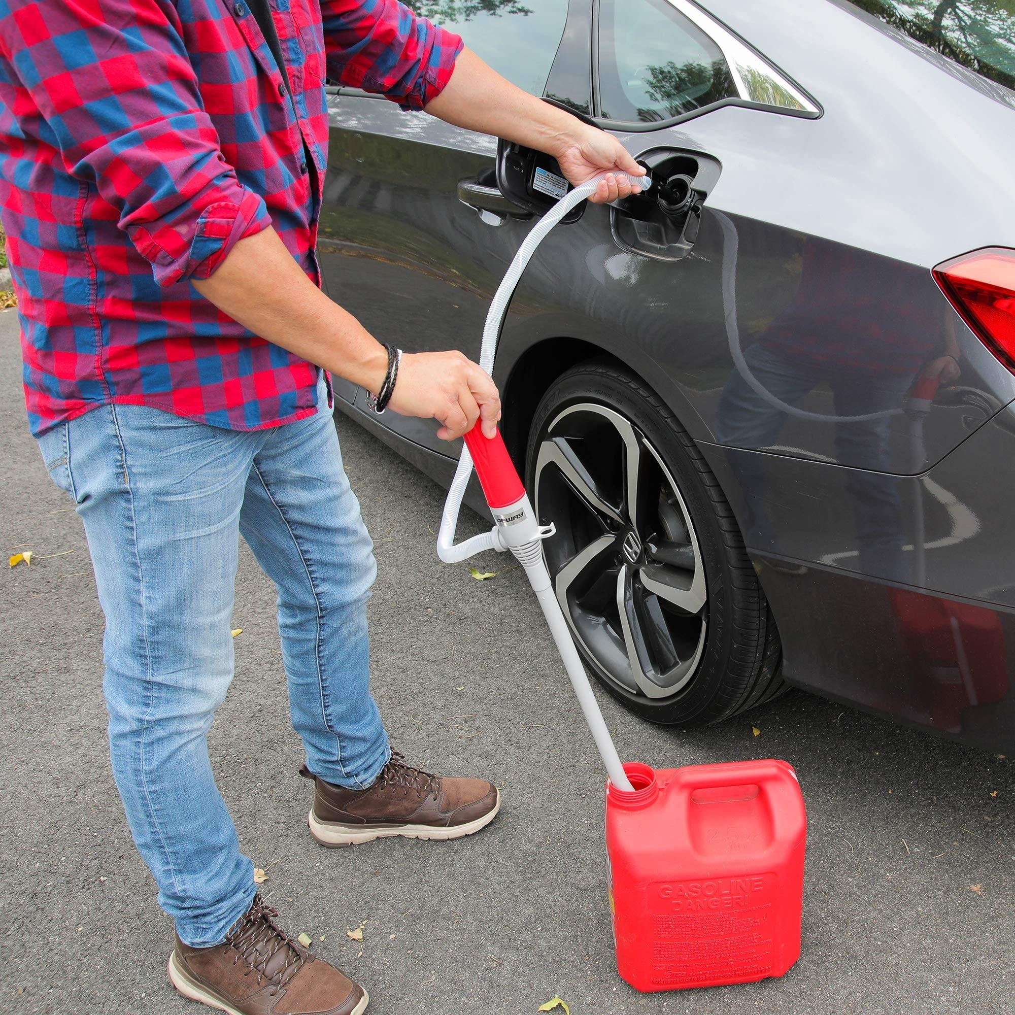 Deway Automatic Fuel Transfer Pump with Auto-Stop & Sound Alert, 3X ...