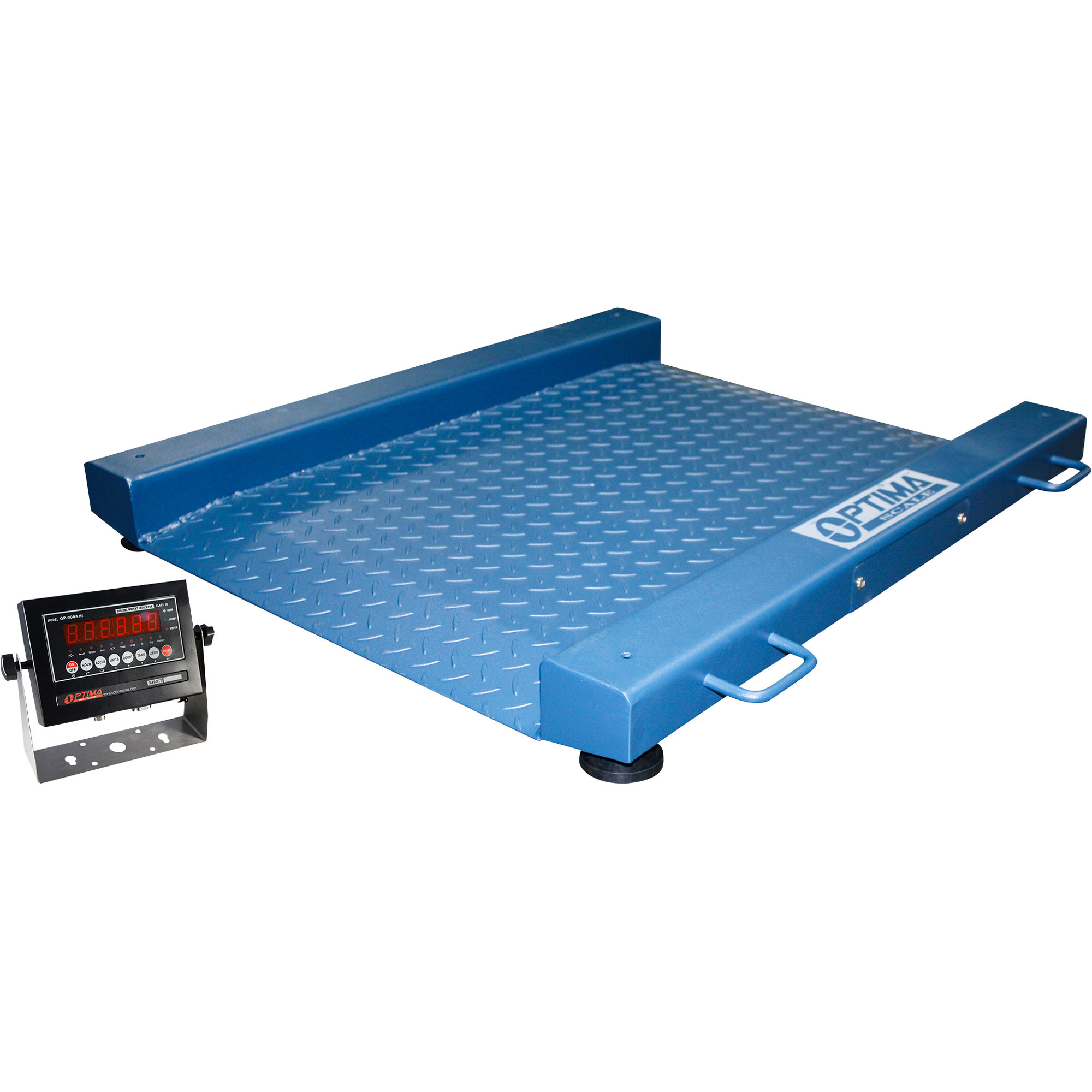 Optima Scale 38in.W x 32in.D Barrel/Drum Scale, 2,000-Lb. Capacity, 0.5 ...