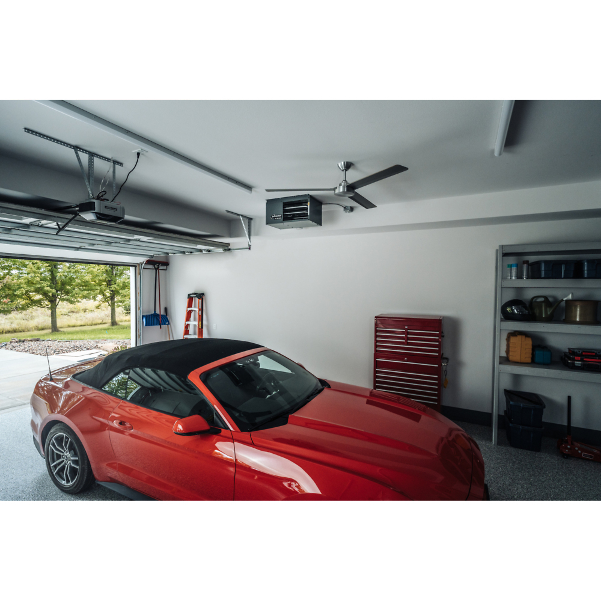 Modine Hot Dawg Propane Heater - 45,000 BTU, Forced Air, Blower ...