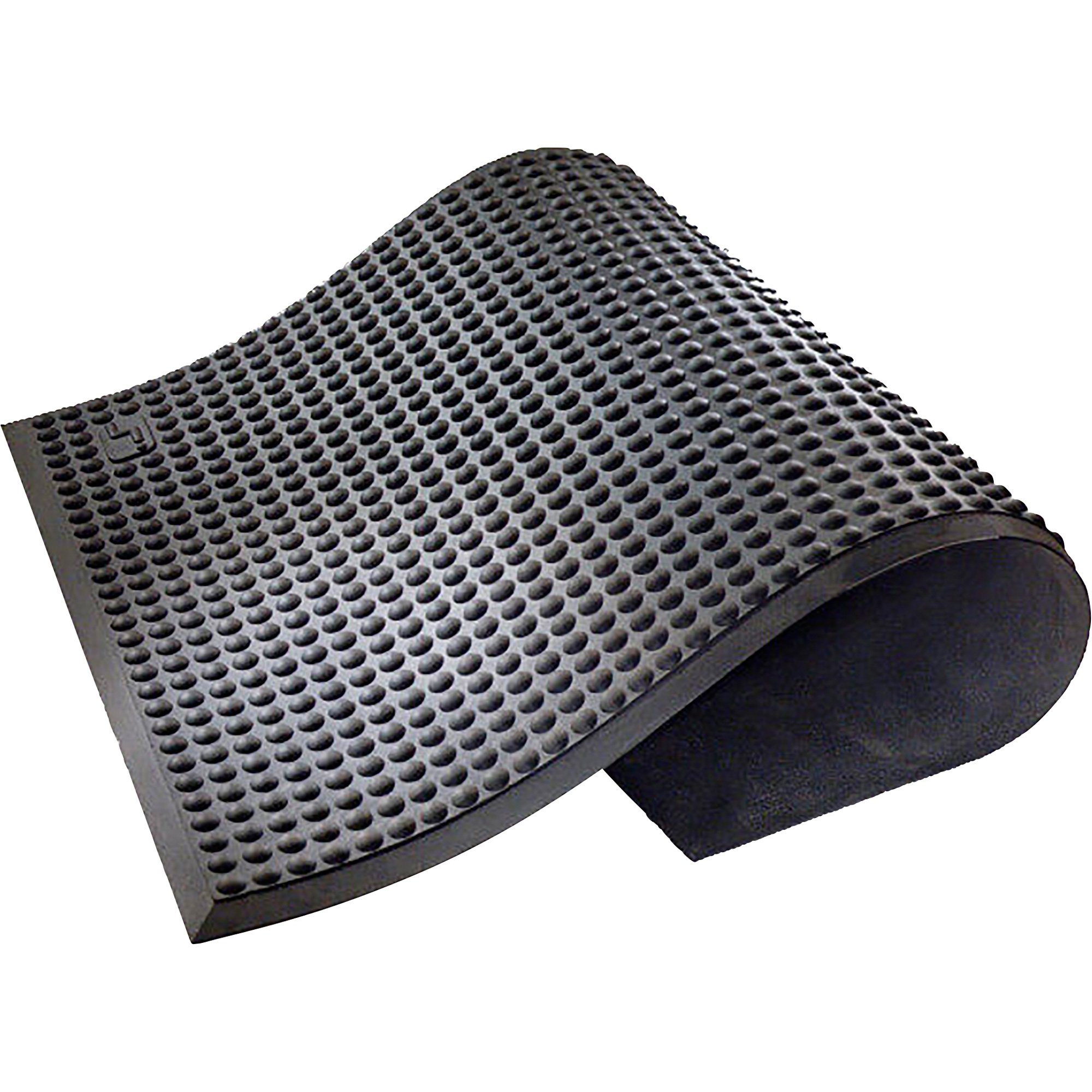 Milagon Vigor Safety Mat with Nodule Pattern— Black, 5ft.L x 2ft.W x 5 ...