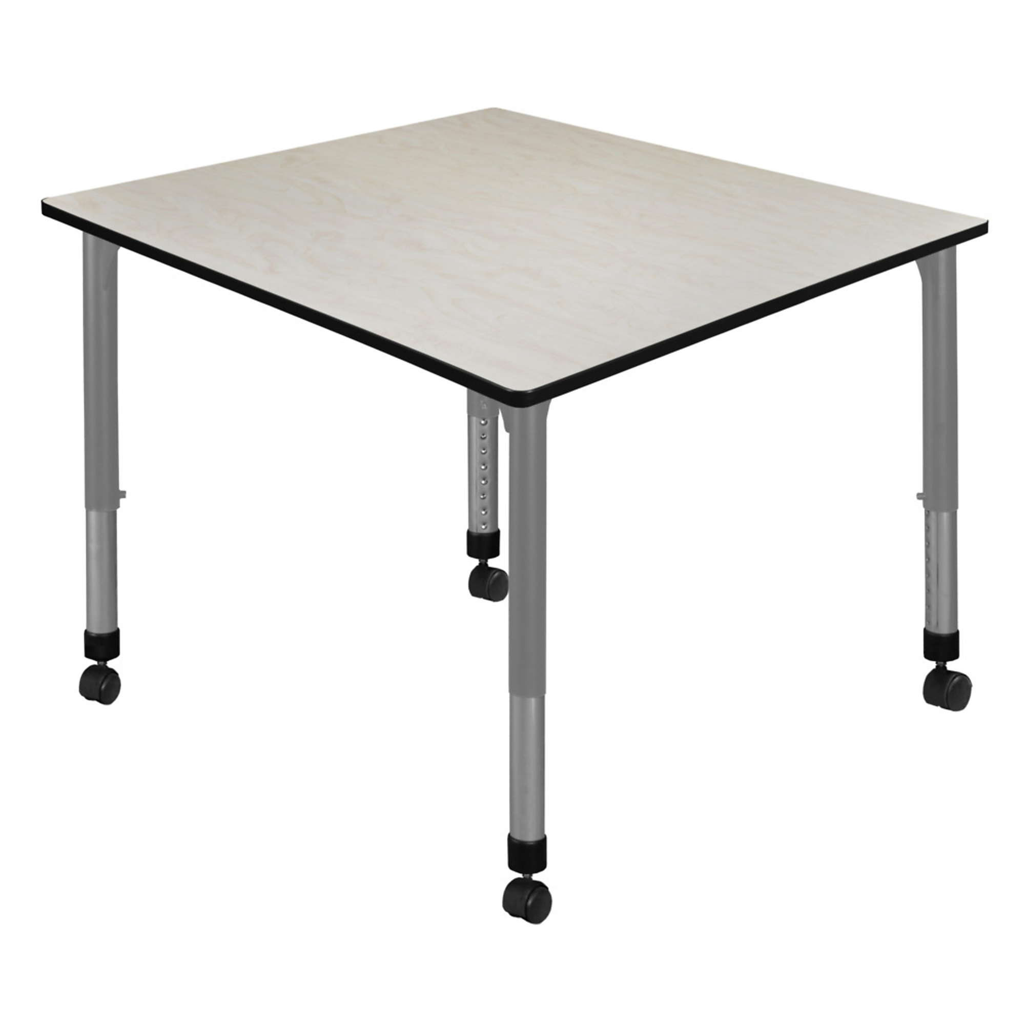 Regency Kee 48 in. Square Height Adjustable Mobile Classroom Activity ...