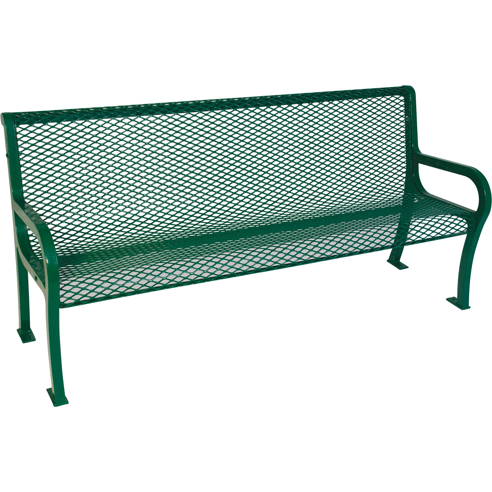 UltraSite 6ft. Diamond-Pattern Lexington Bench — Green, Model# 954-V6 ...