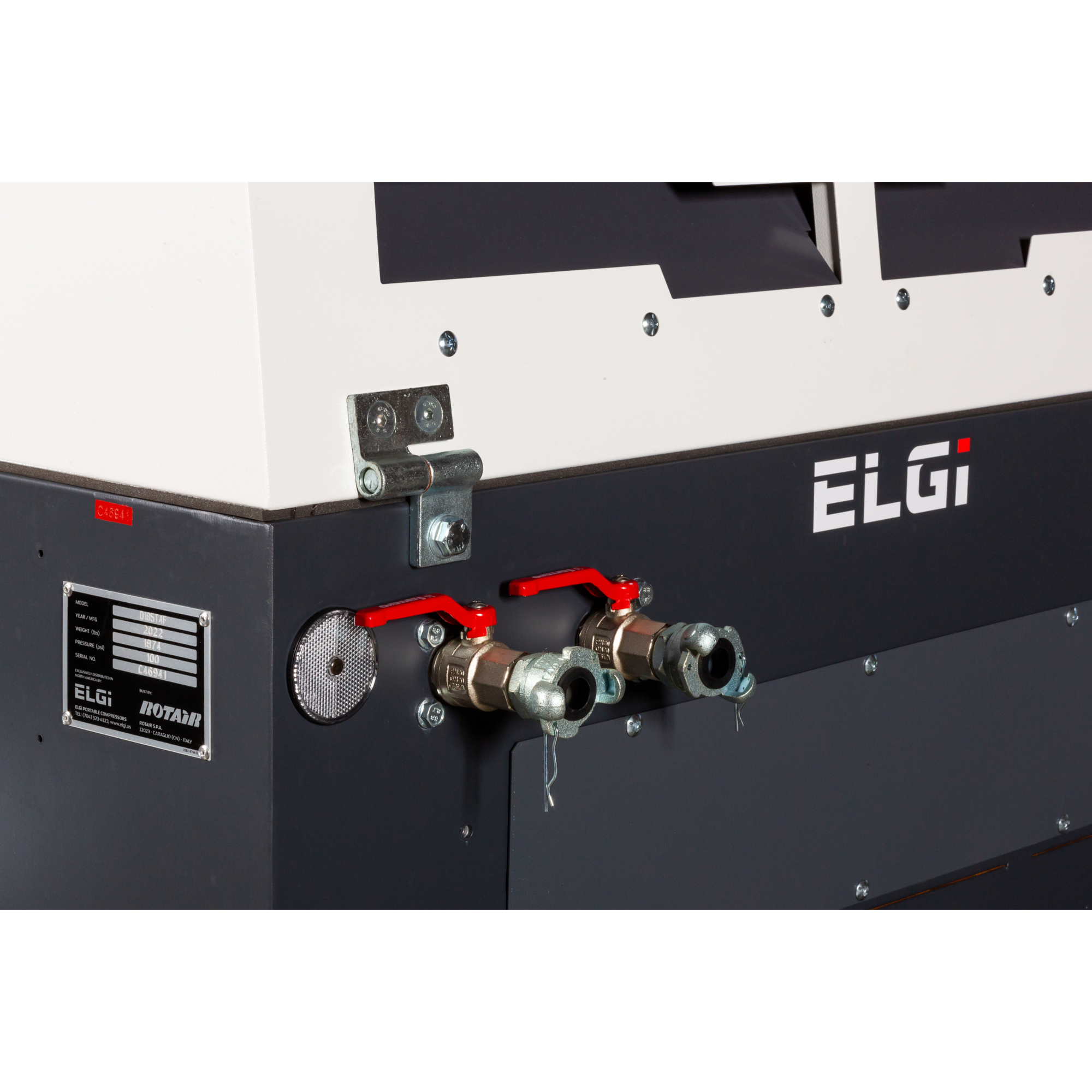ELGI Trailer Mount Portable Screw Air Compresor, 185 cfm@ 100 PSI with ...