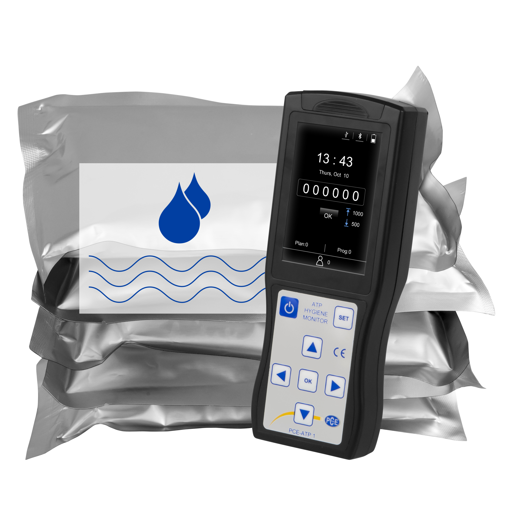 PCE ATP Tester Kit — Large LCD Display, 10-Second Results, Model# PCE ...