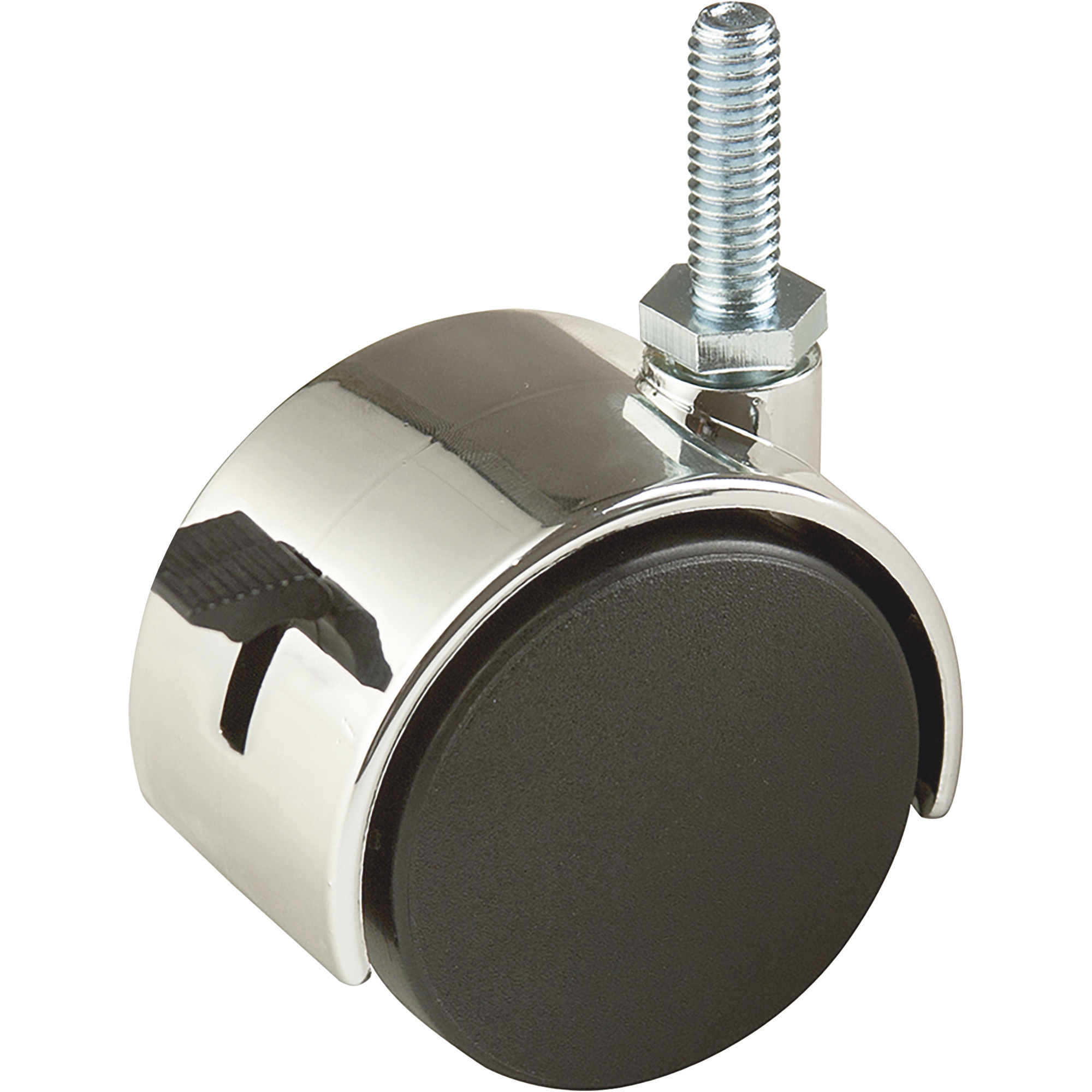 Econoco Twin Wheel Locking Plastic Caster with Chrome Hood 72-Pk ...