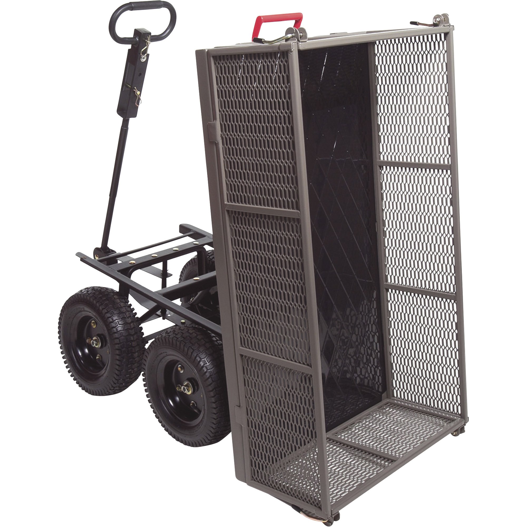 Gorilla Carts Heavy-Duty Multi-Use Steel Garden Cart — 1200-Lb., 5 Cu ...