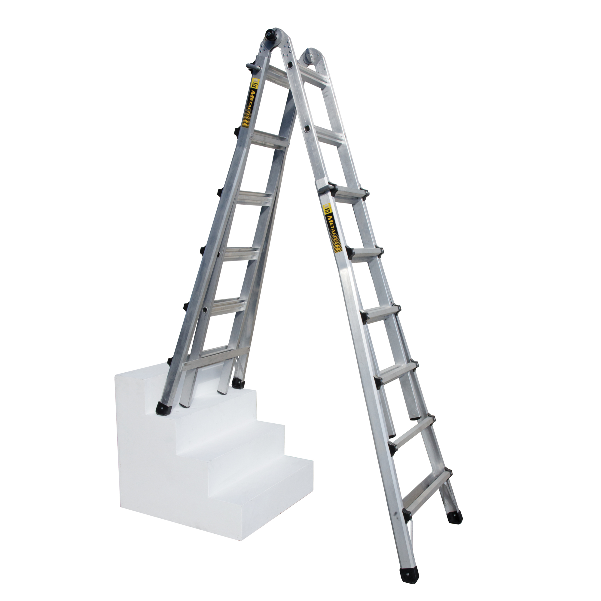 Metaltech 25’ Multi-Position Ladder, E-MTL7300AL | Northern Tool