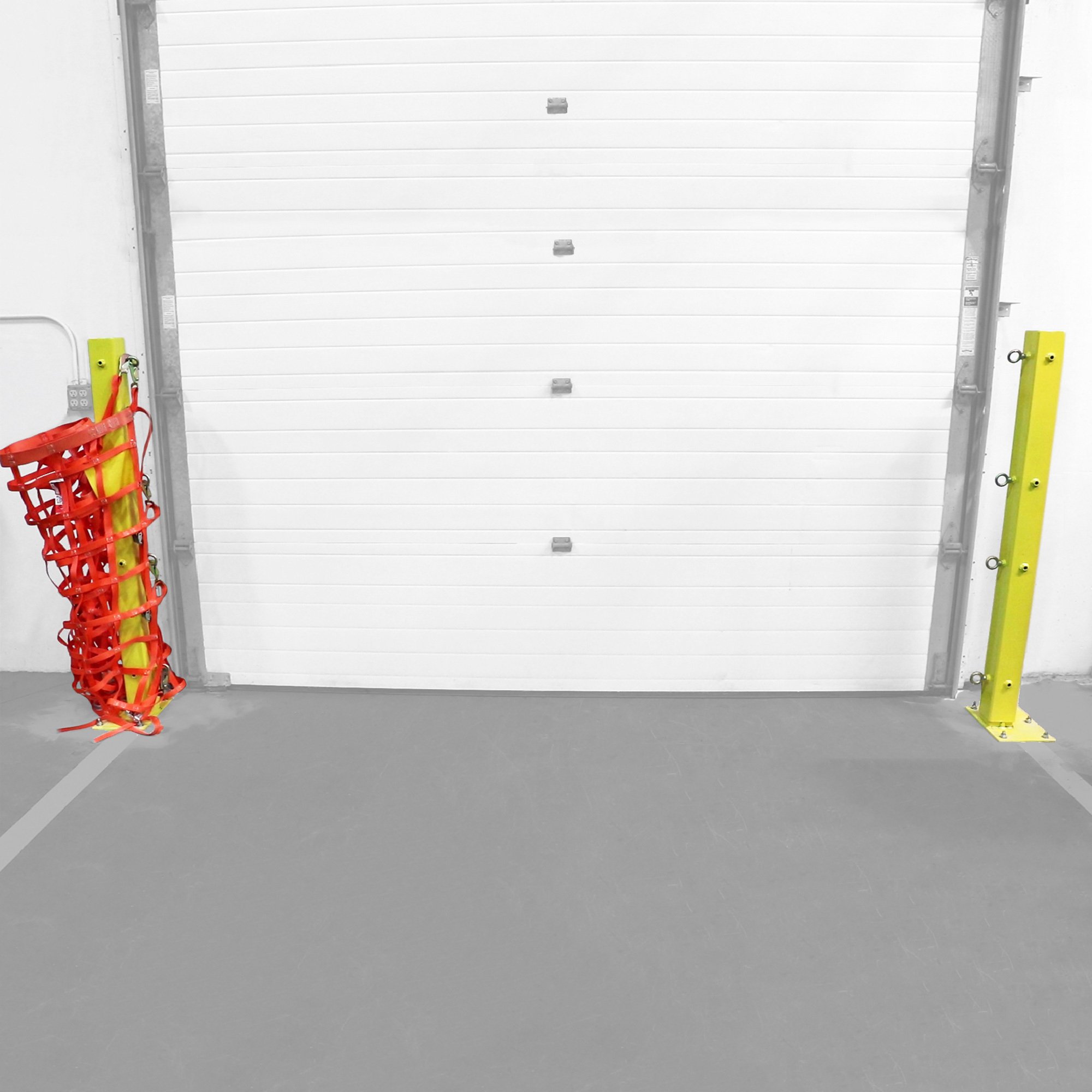 US Netting Above-Ground Post Mounted Safety Barrier Net — 4ft. x 24ft ...