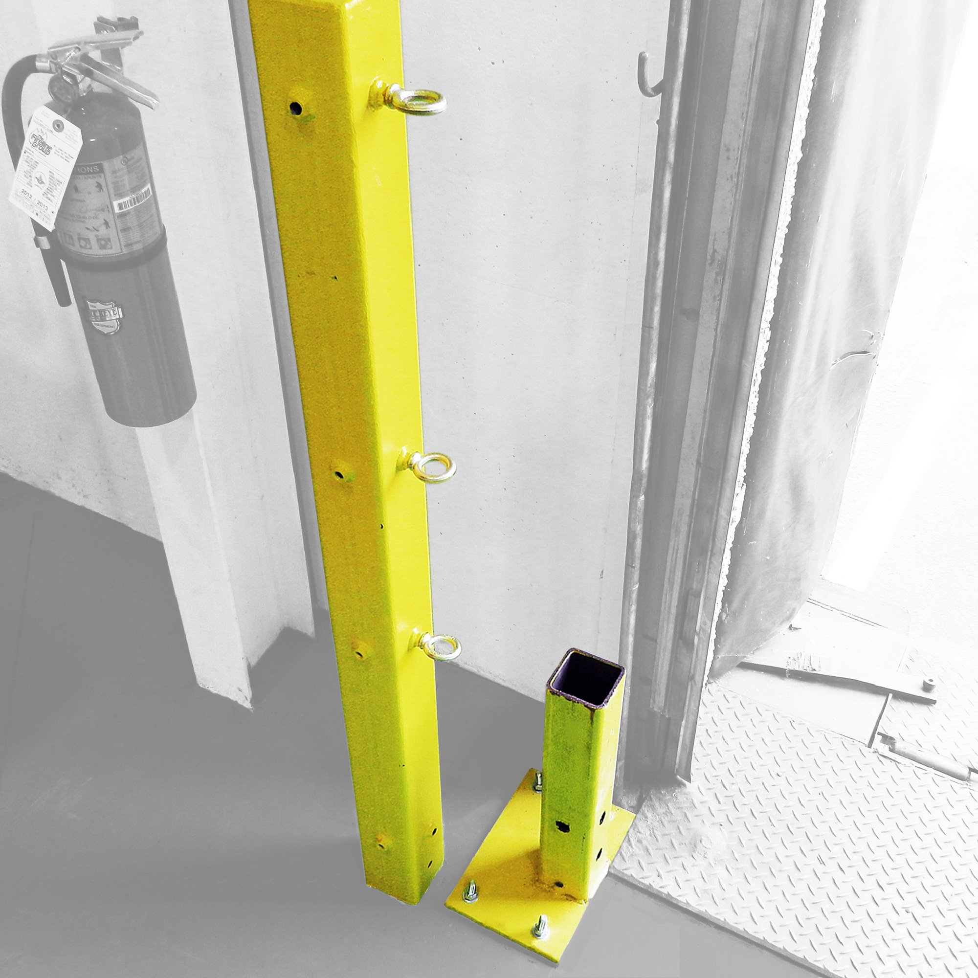 US Netting Above-Ground Post Mounted Safety Barrier Net — 4ft. x 24ft ...