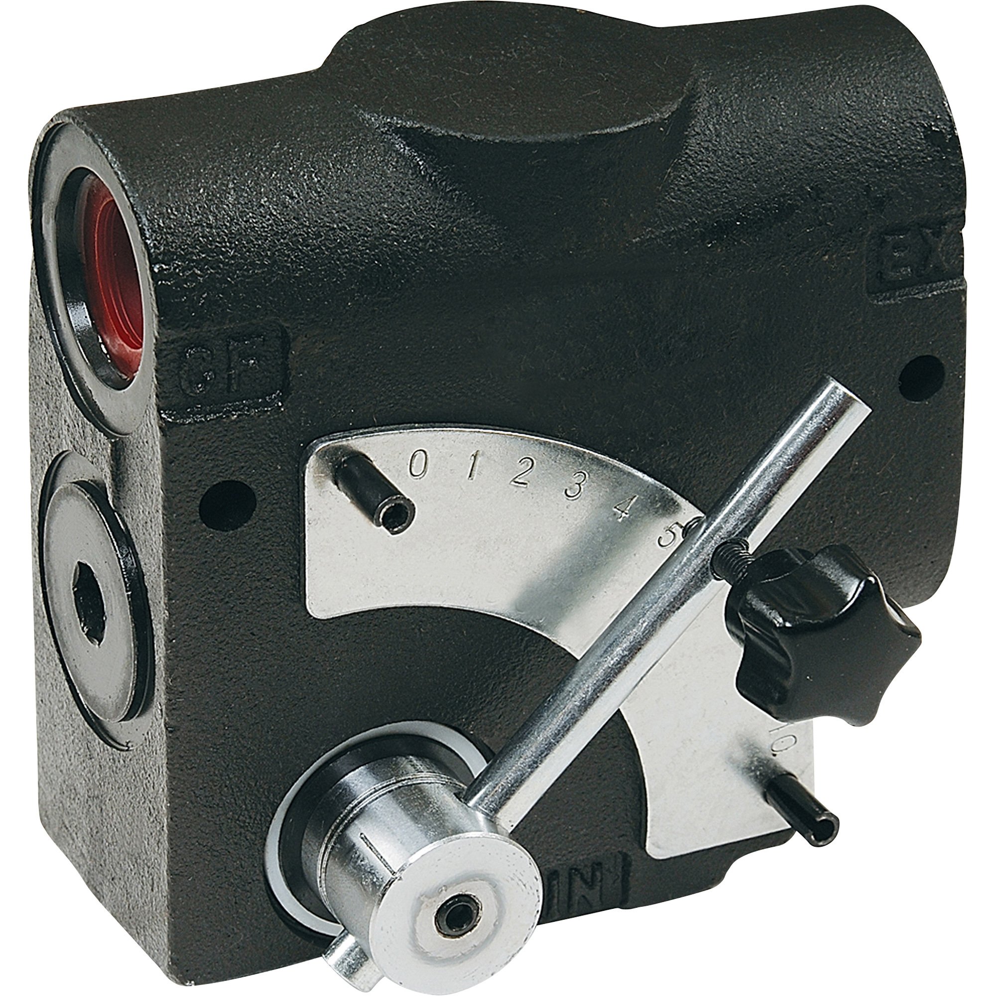 HydroWorks Side-Ported Flow Control Valve — 1/2in. NPT ports, 16 GPM ...