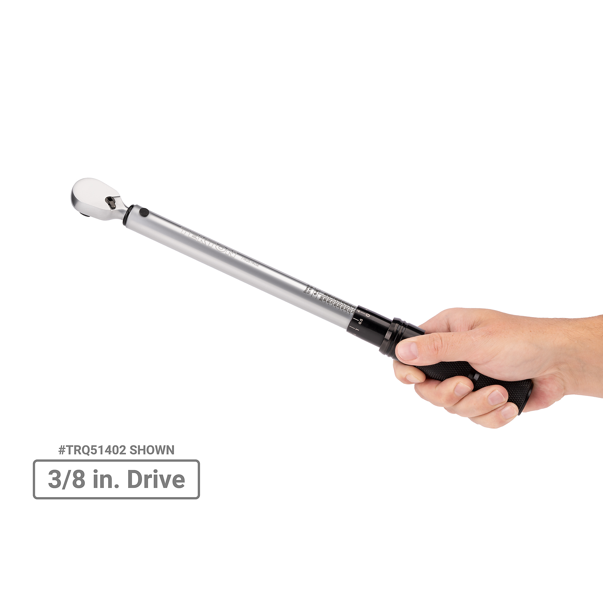 TEKTON 1/4, 3/8, 1/2 Inch Drive Dual-Direction Micrometer Torque Wrench Set, 3-Piece (20-200 in ...