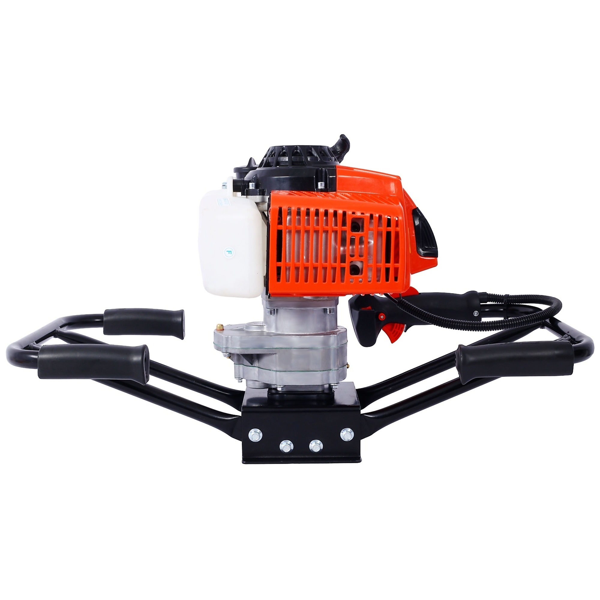 3/4 in. 2. 7HP Post Hole Digger 63cc two person handle Gas-Powered 2 ...