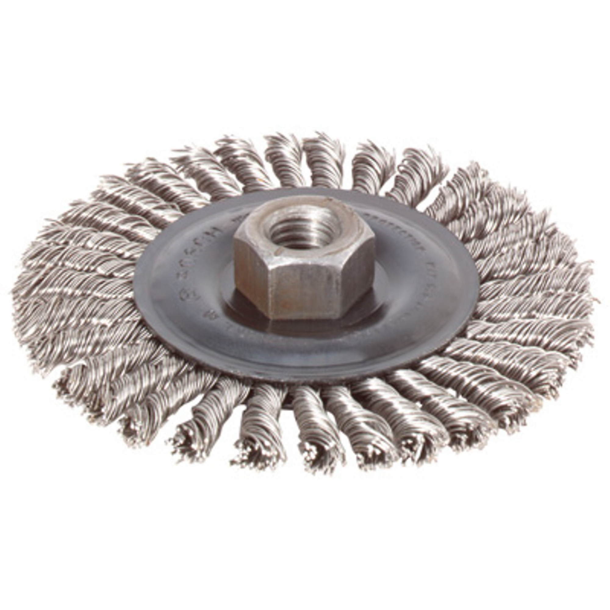 Bosch WB554 4 In. Stainless Steel Stringer Bead Knotted Wire Wheel ...