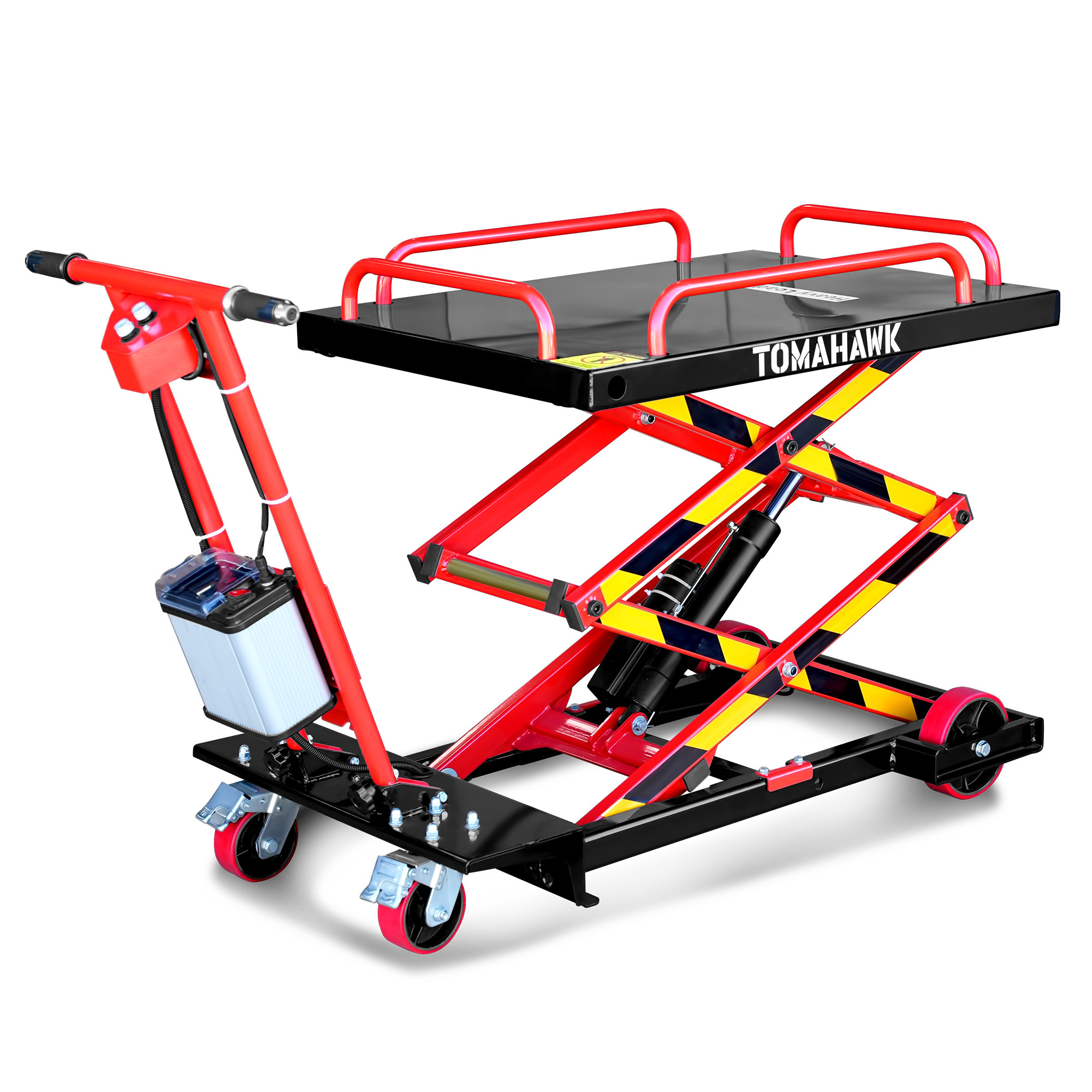 Tomahawk Electric Hydraulic Lift Table – 600 lb Portable Powered ...